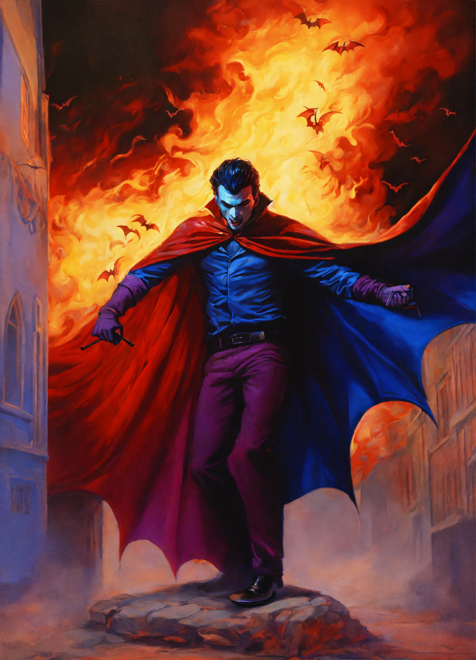 Lexica - ALL glassblowing superrealism style urban vampire STYLE ...