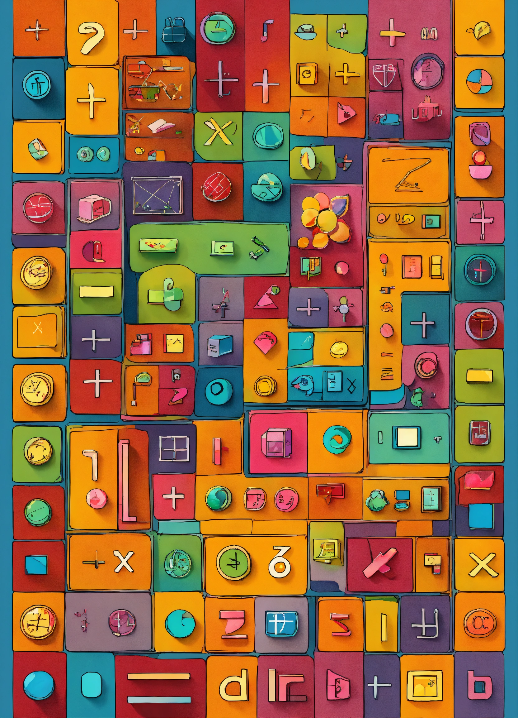 Lexica Cartoon Of Large Math Symbols