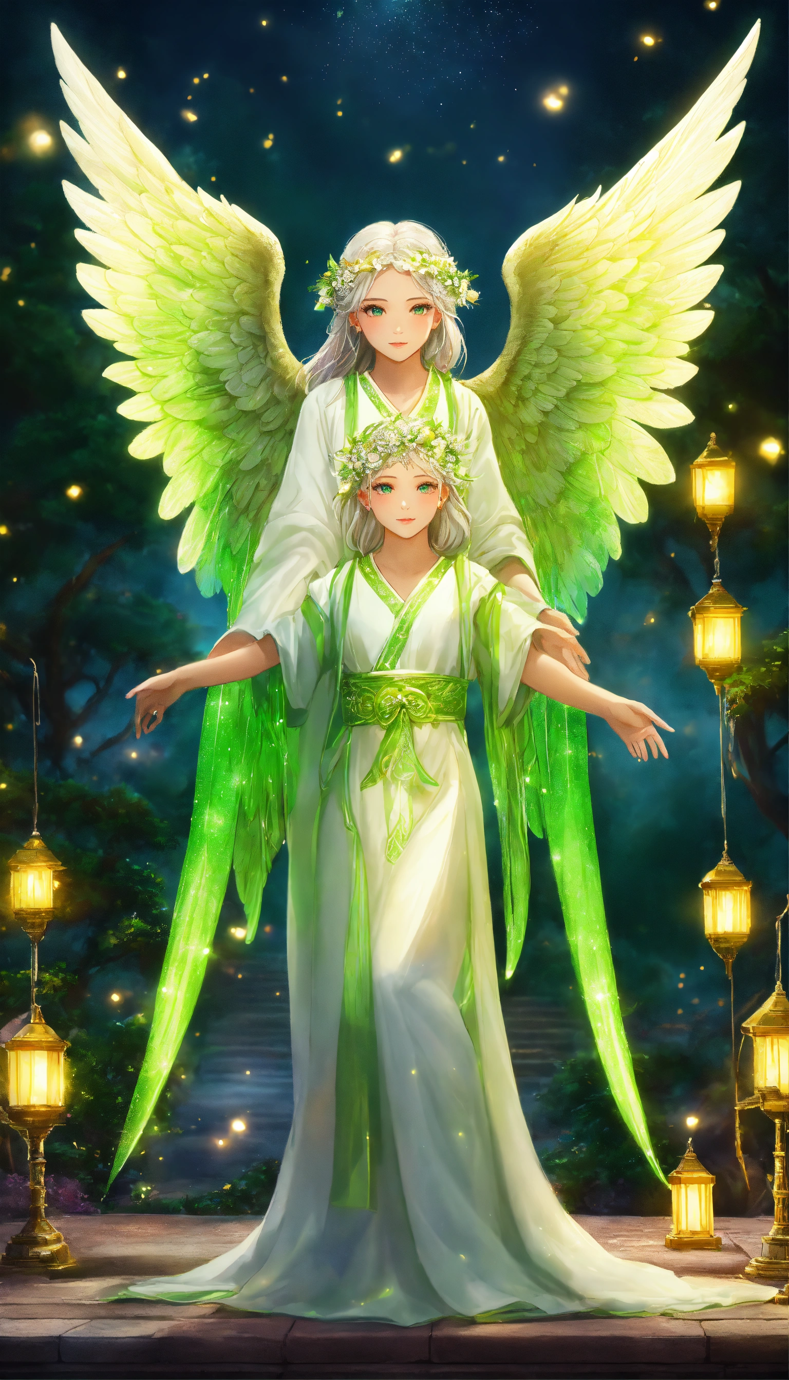 Lexica - 2 Guardian Angels, one is a boy and the other angel is a 7 ...