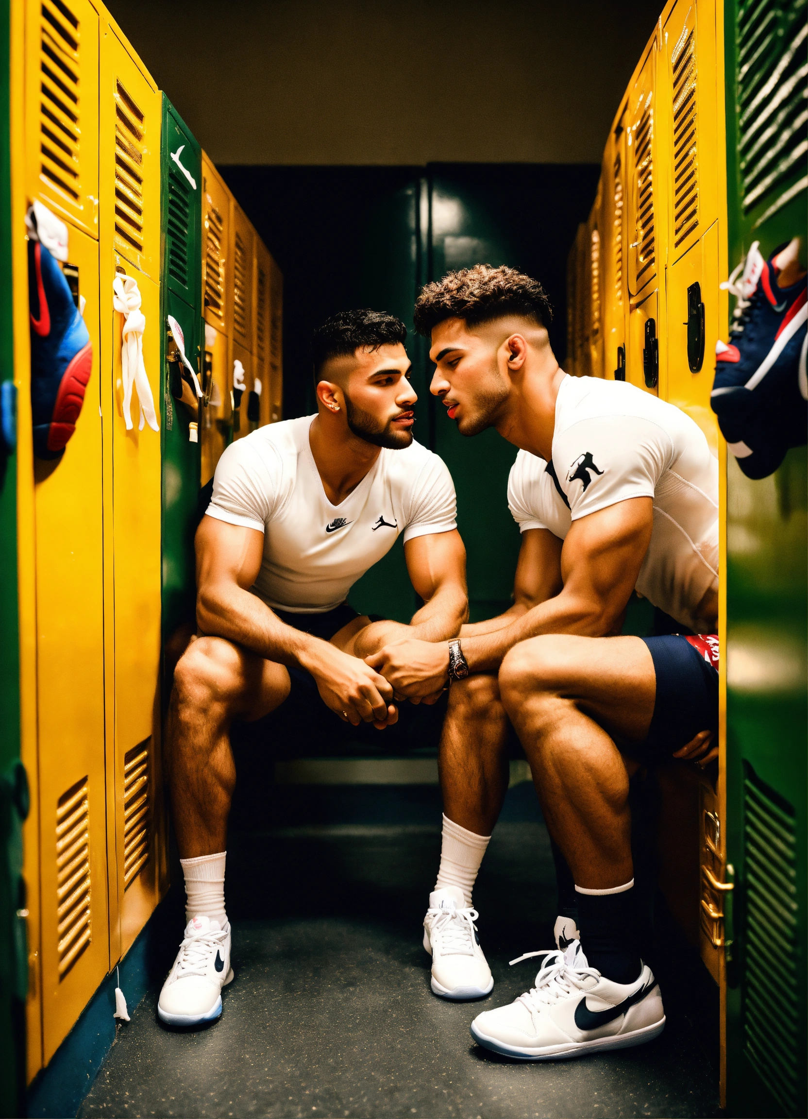 Lexica - Bromance, Group of skinny kuwaiti Columbian fit slim sweaty ...