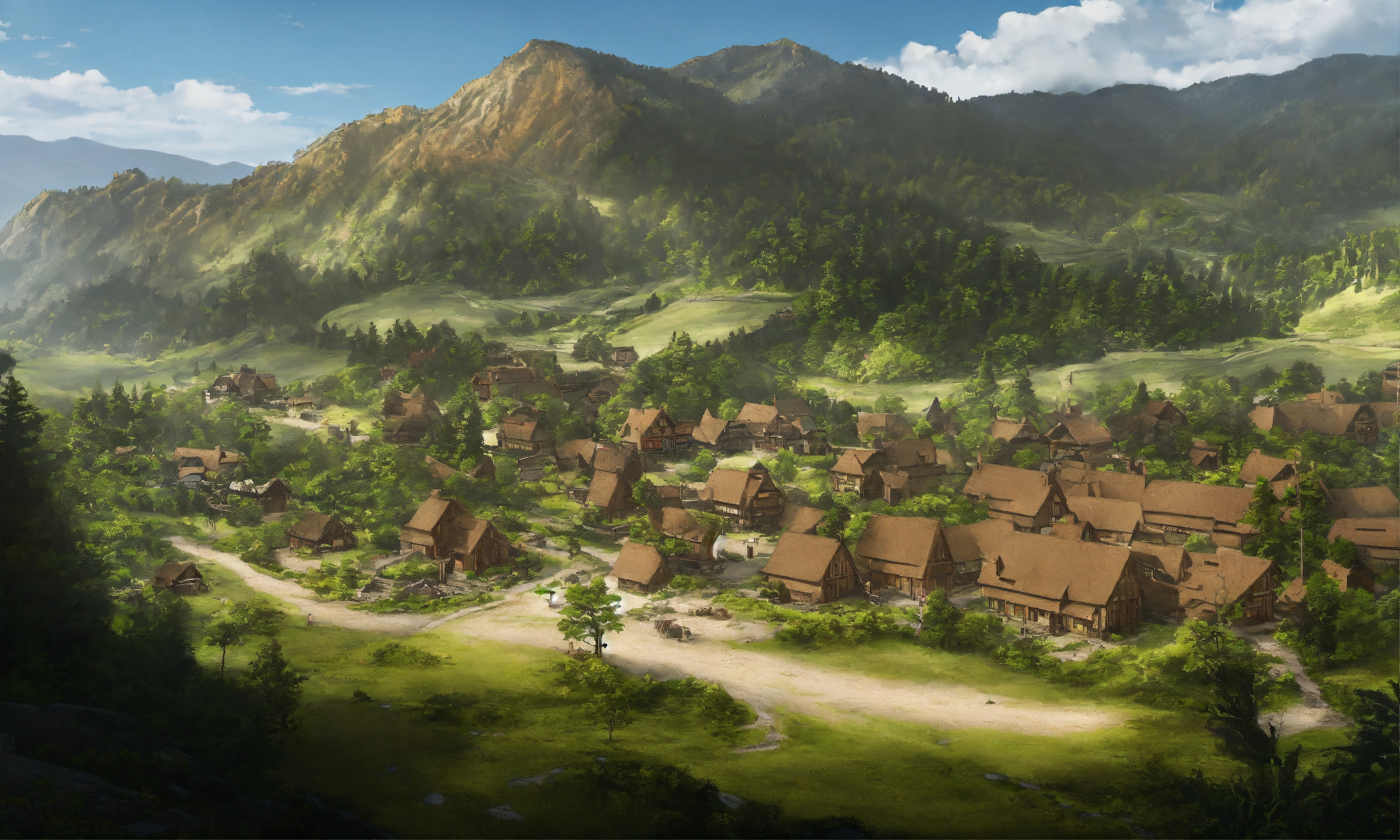 Lexica - Streetmap of coastal Colonial fortified frontier hamlet pine ...