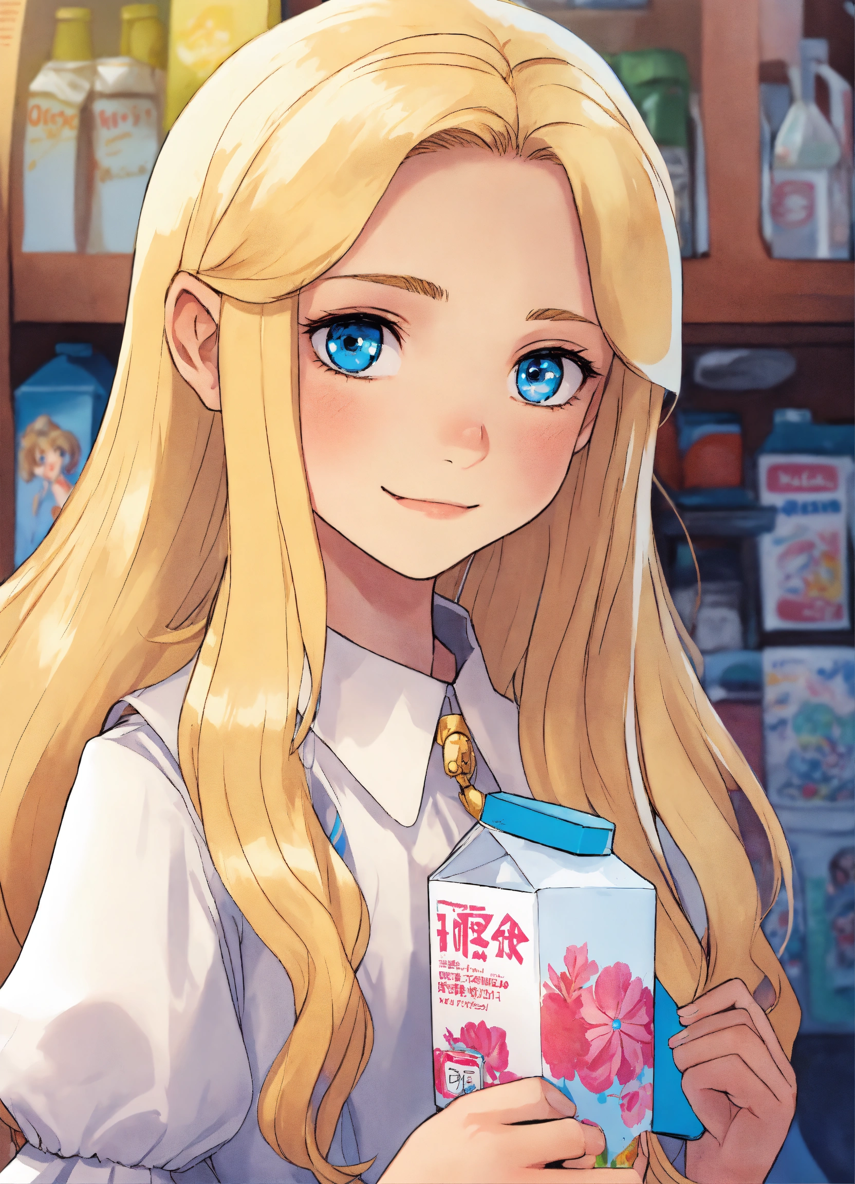 Lexica - In a cartoon anime comic book style, a smug 12 year old girl ...