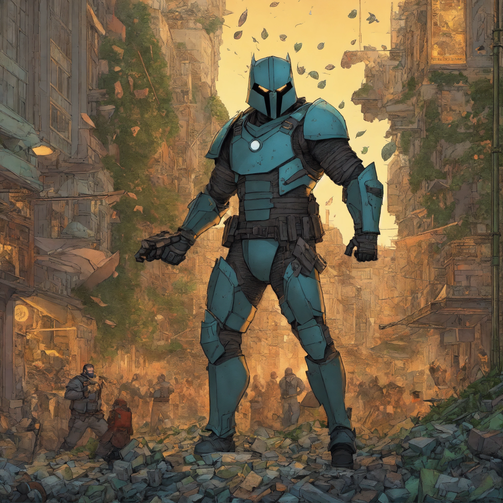 Lexica - Imagine a villain drawn in Geoff Darrow's hyper-realistic ...