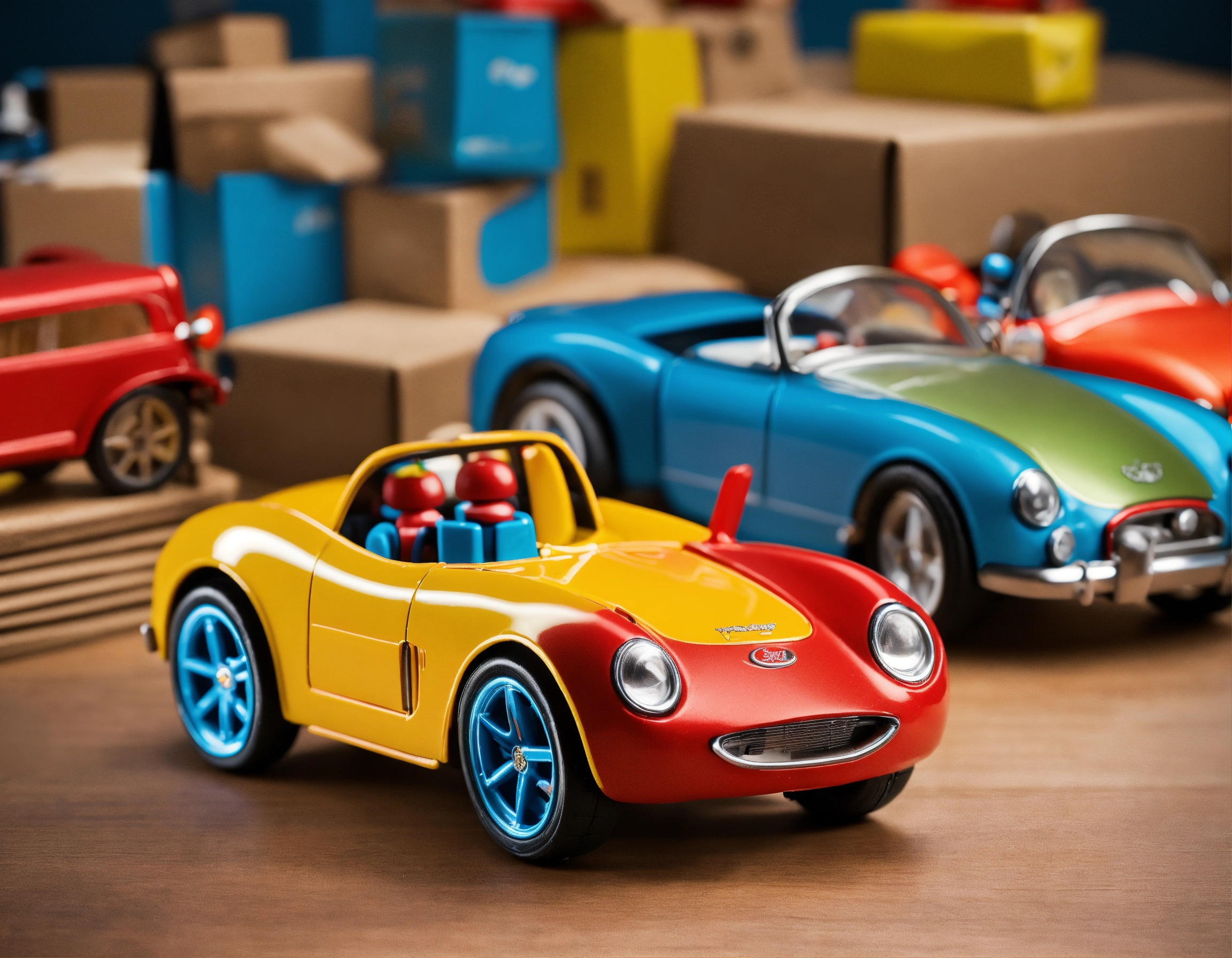 Lexica - Create a logo of a Toy car packaging