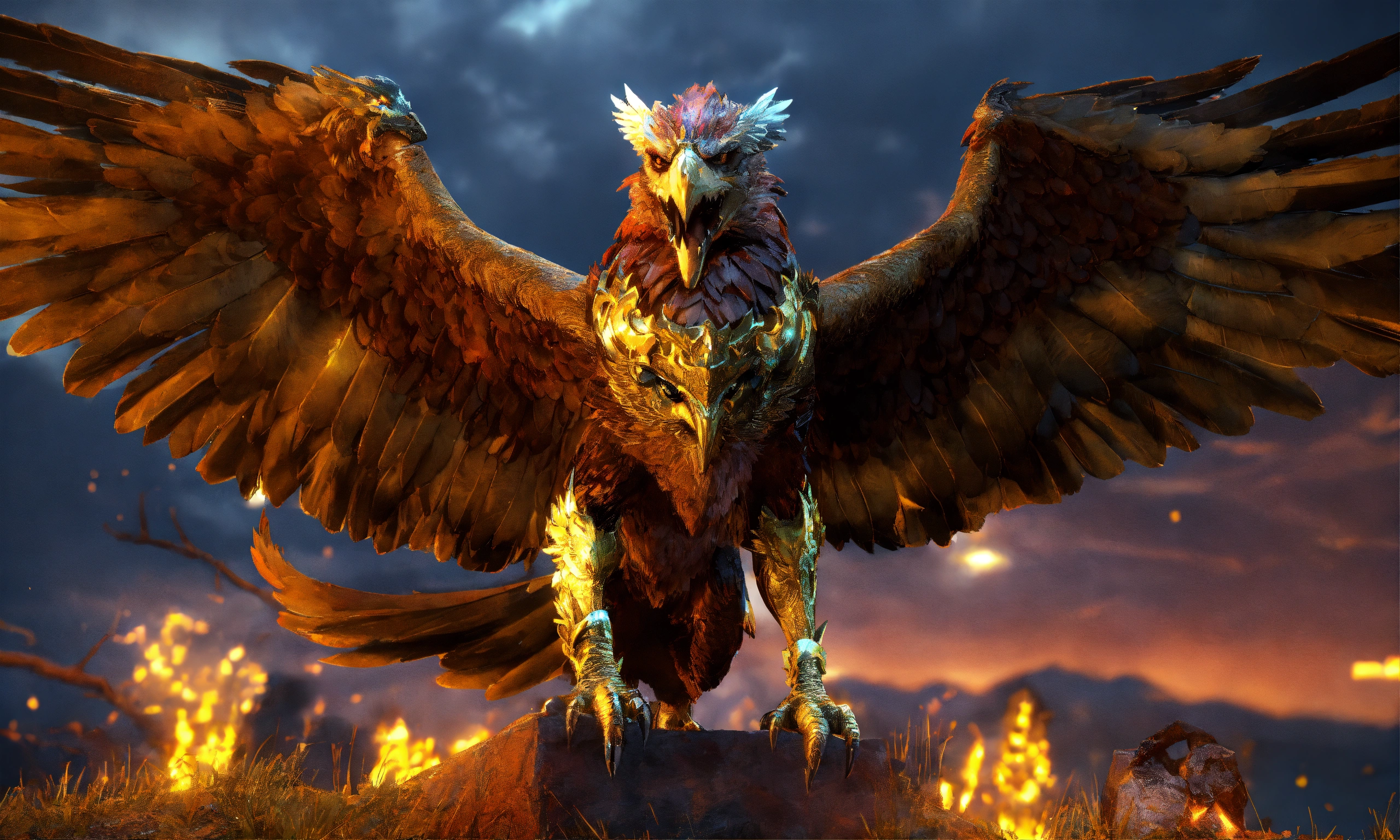 Lexica - An undead griffin. 8k, HDR, unity render