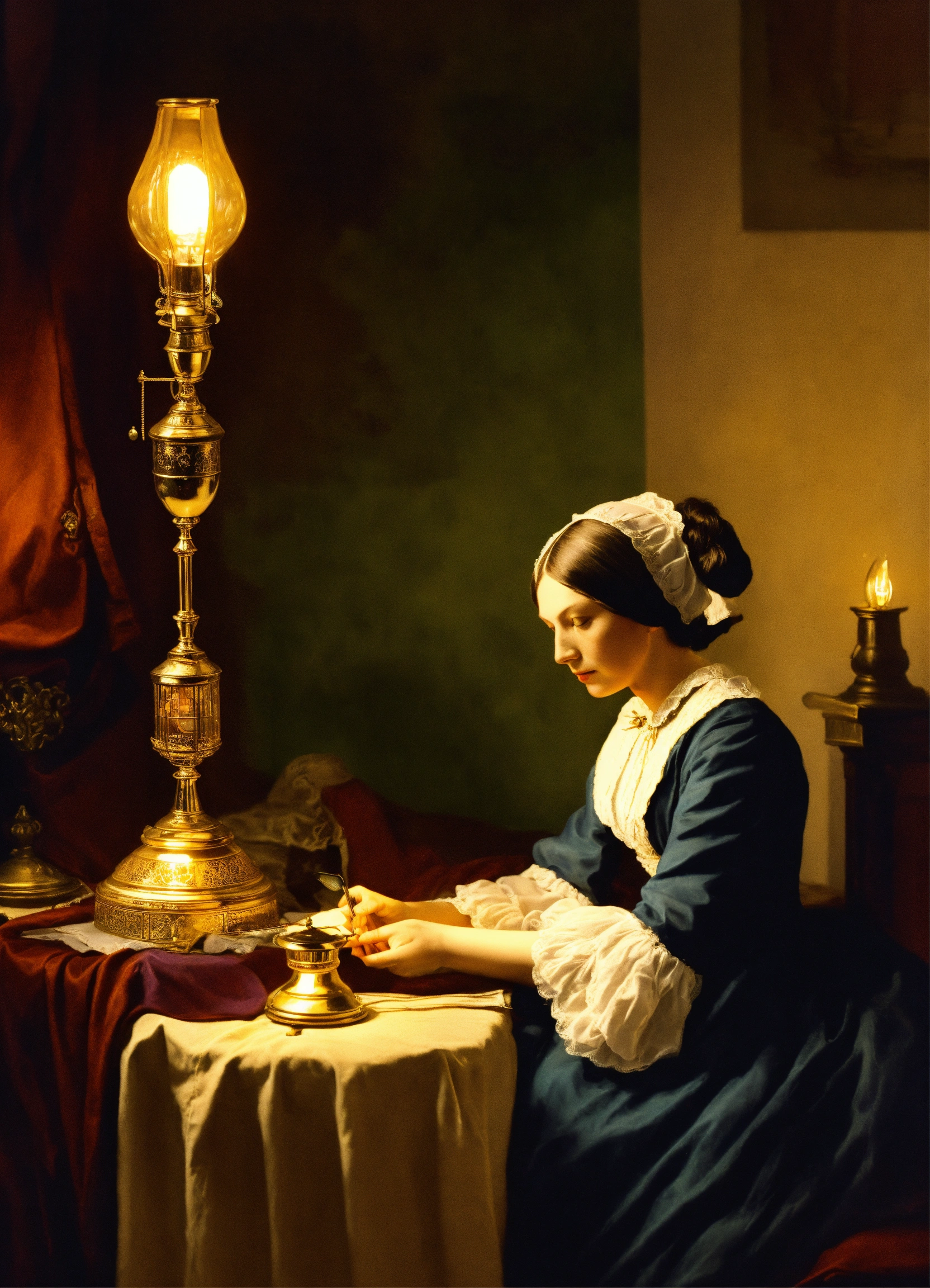 Lexica - Florence nightingale, lady with the lamp