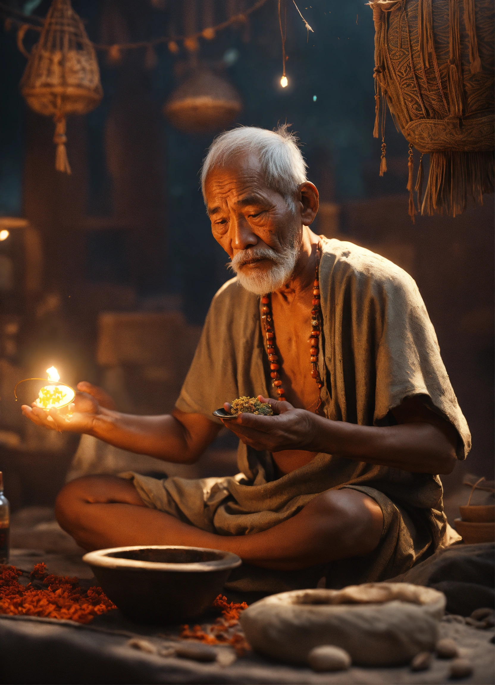 Lexica - Pilipino Albularyo dirty old man making ritual, traditional ...