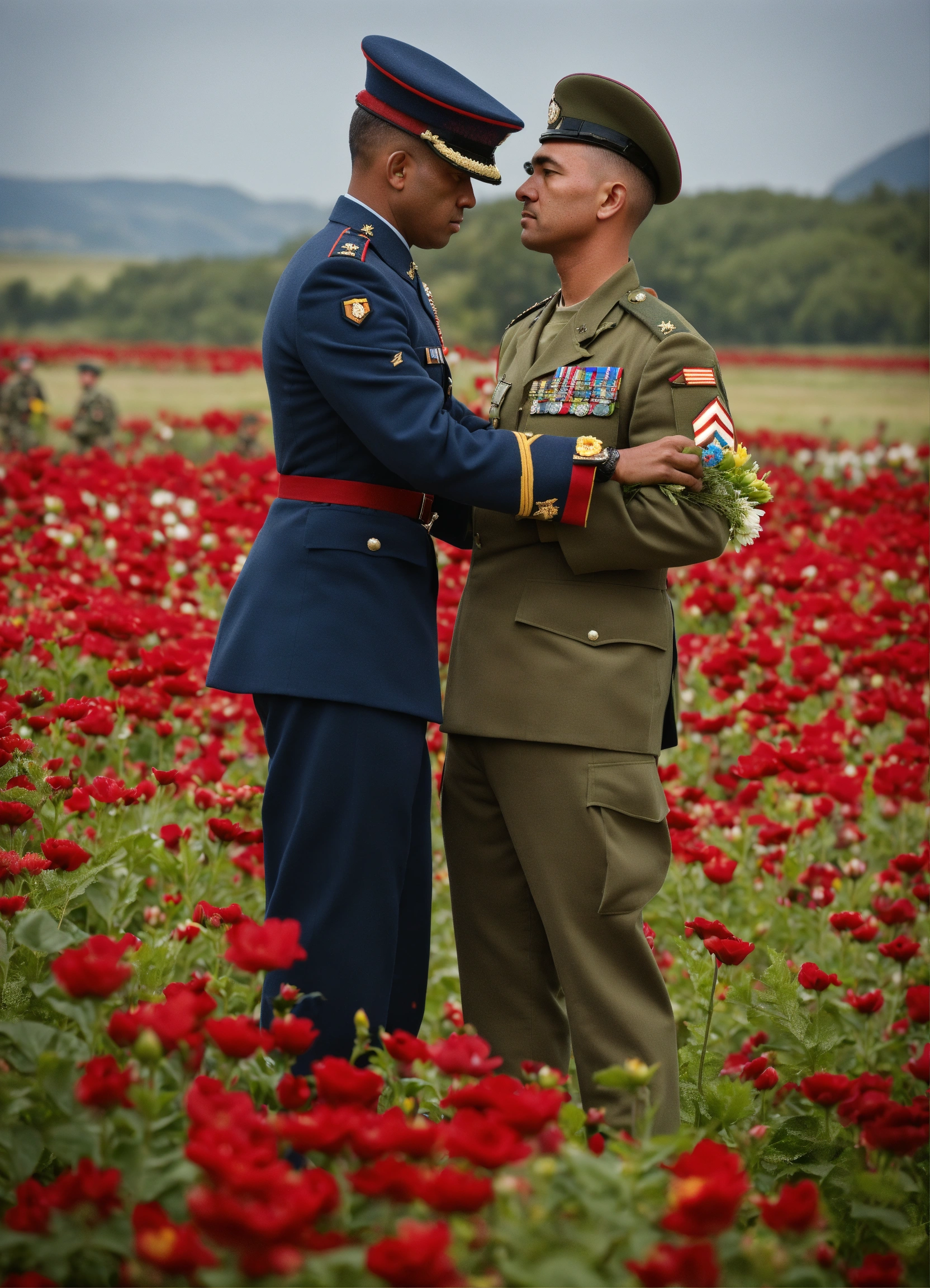 Lexica - A military personnel who gives enemy military personnel a flower.