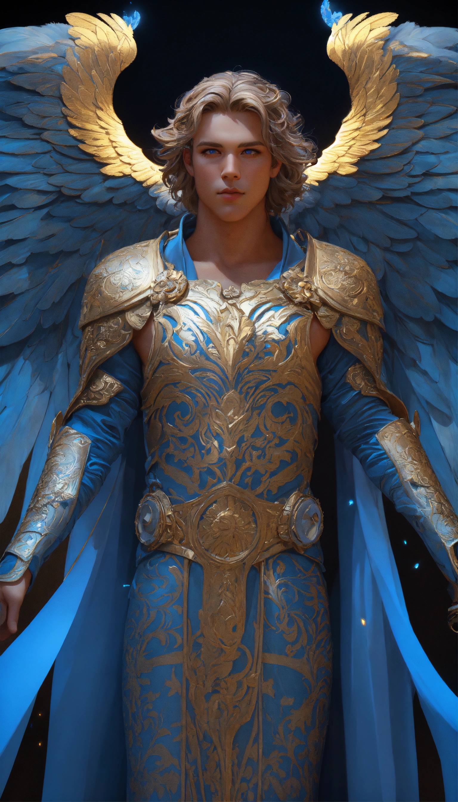 Lexica - Male angel, wings, intricate, headshot, highly detailed ...