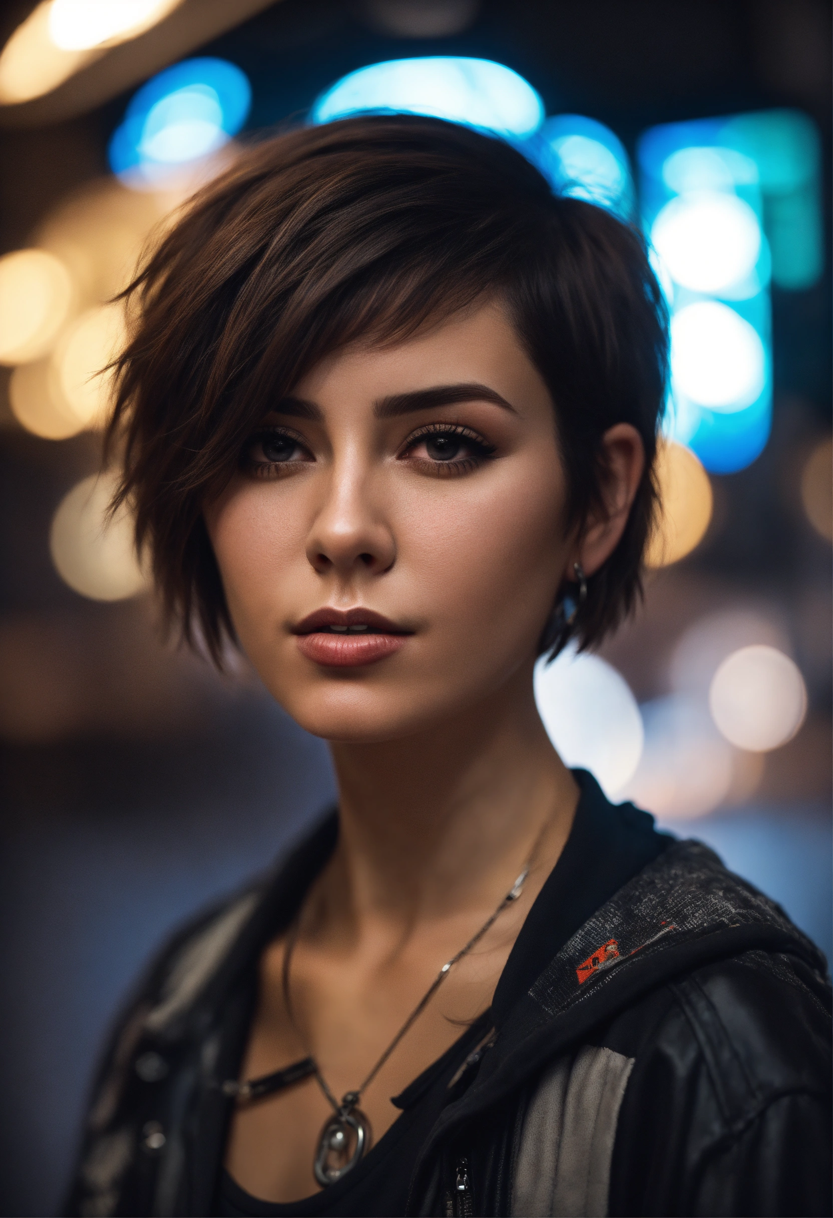 Lexica - Highly detailed portrait of spanish young woman 36 years old ...