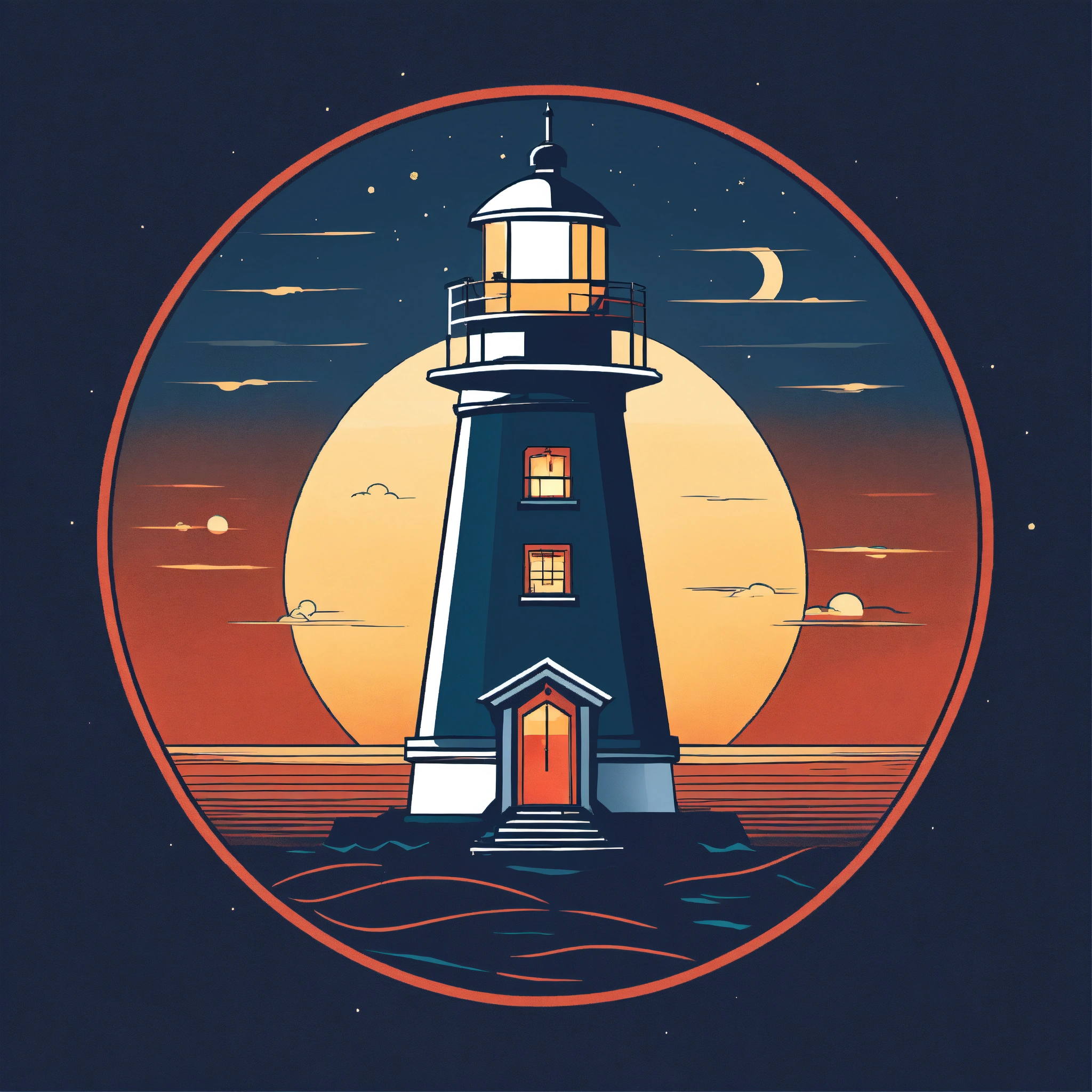 Lexica - T-Shirt Vector Illustration, Centered Design of a simplistic ...