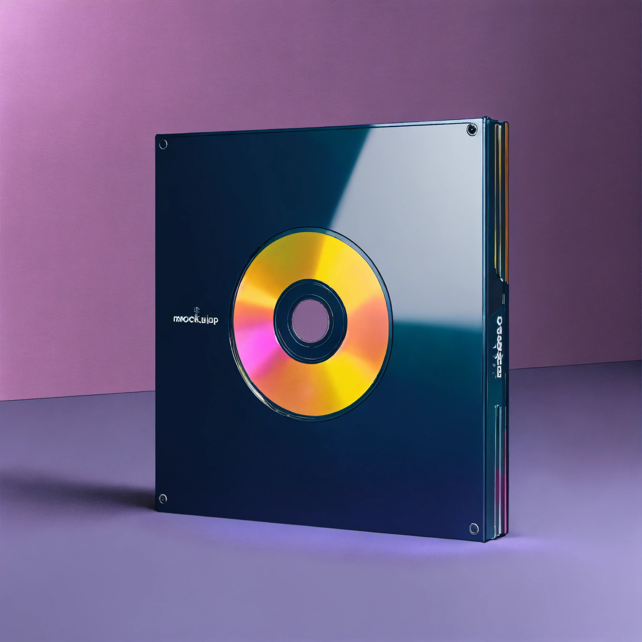 Lexica - (FRONT VIEW) compact disk case blank mockup