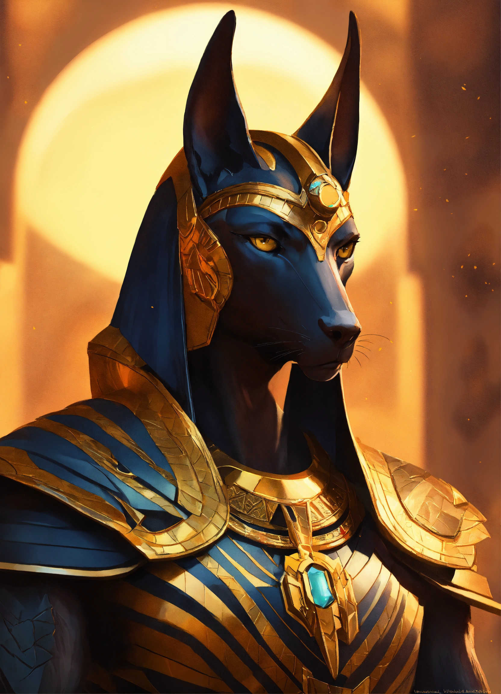Lexica - God Anubis, from the movie gods of egypt (2016), volumetric ...