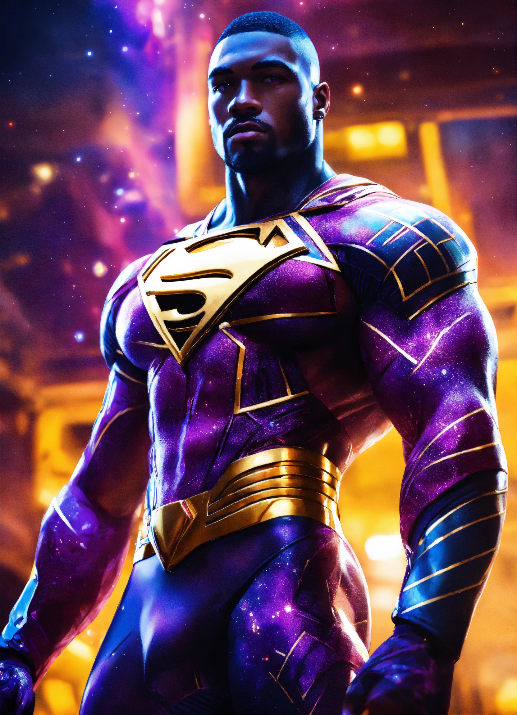 Lexica - Ultra-detailed purple black & gold hieroglyphics-designed ...