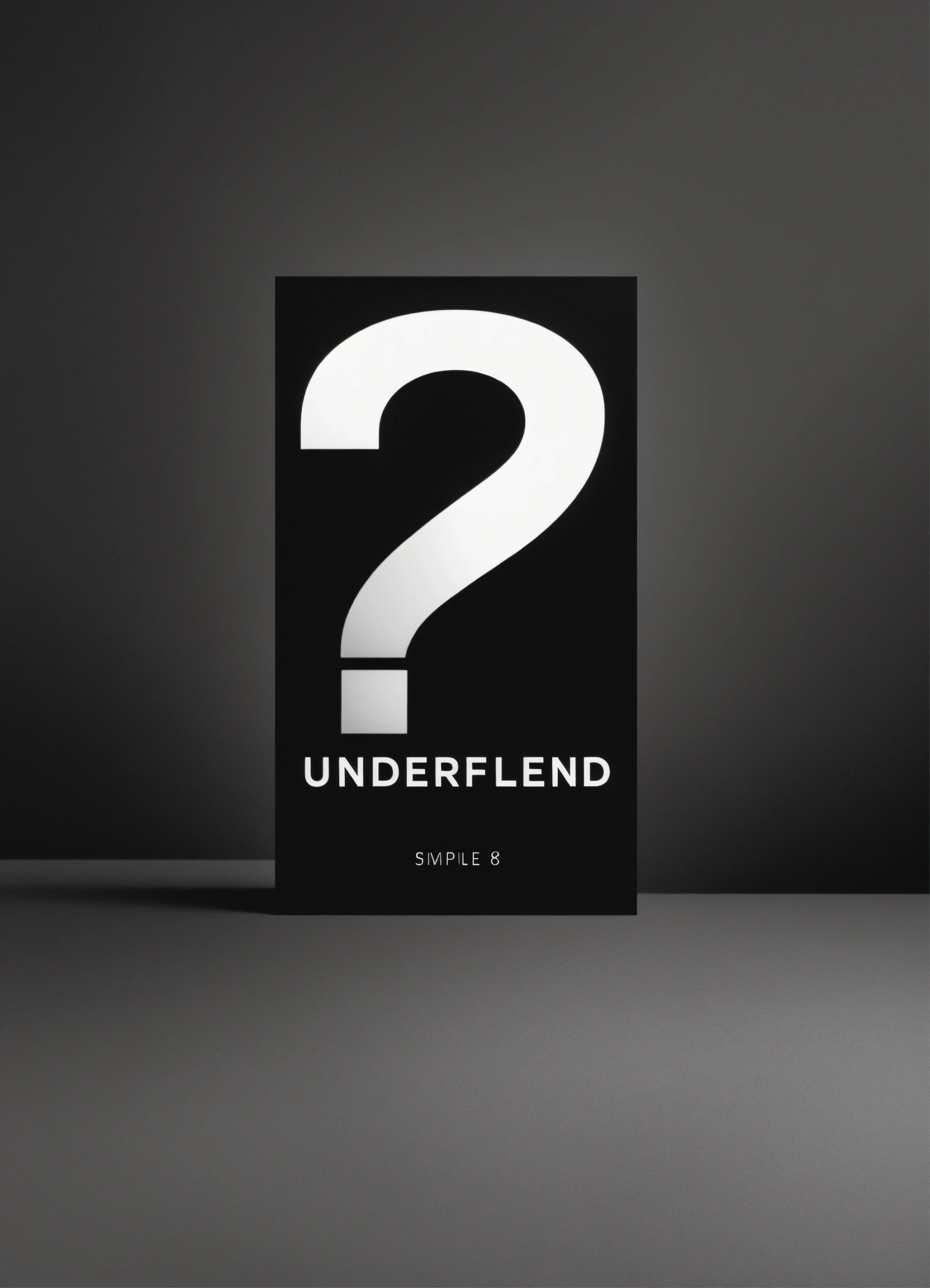 Lexica - Create a minimalist logo using a question mark that represents ...