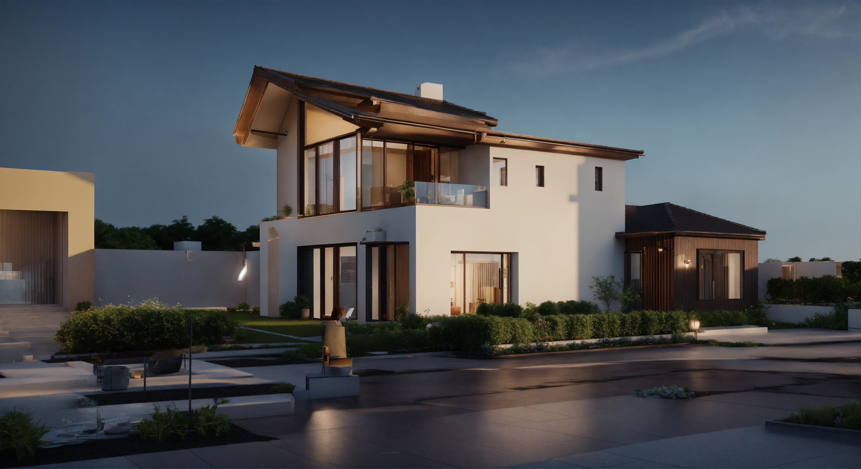 Lexica - Classic house exterior clean look, cinematic photos, ultra ...
