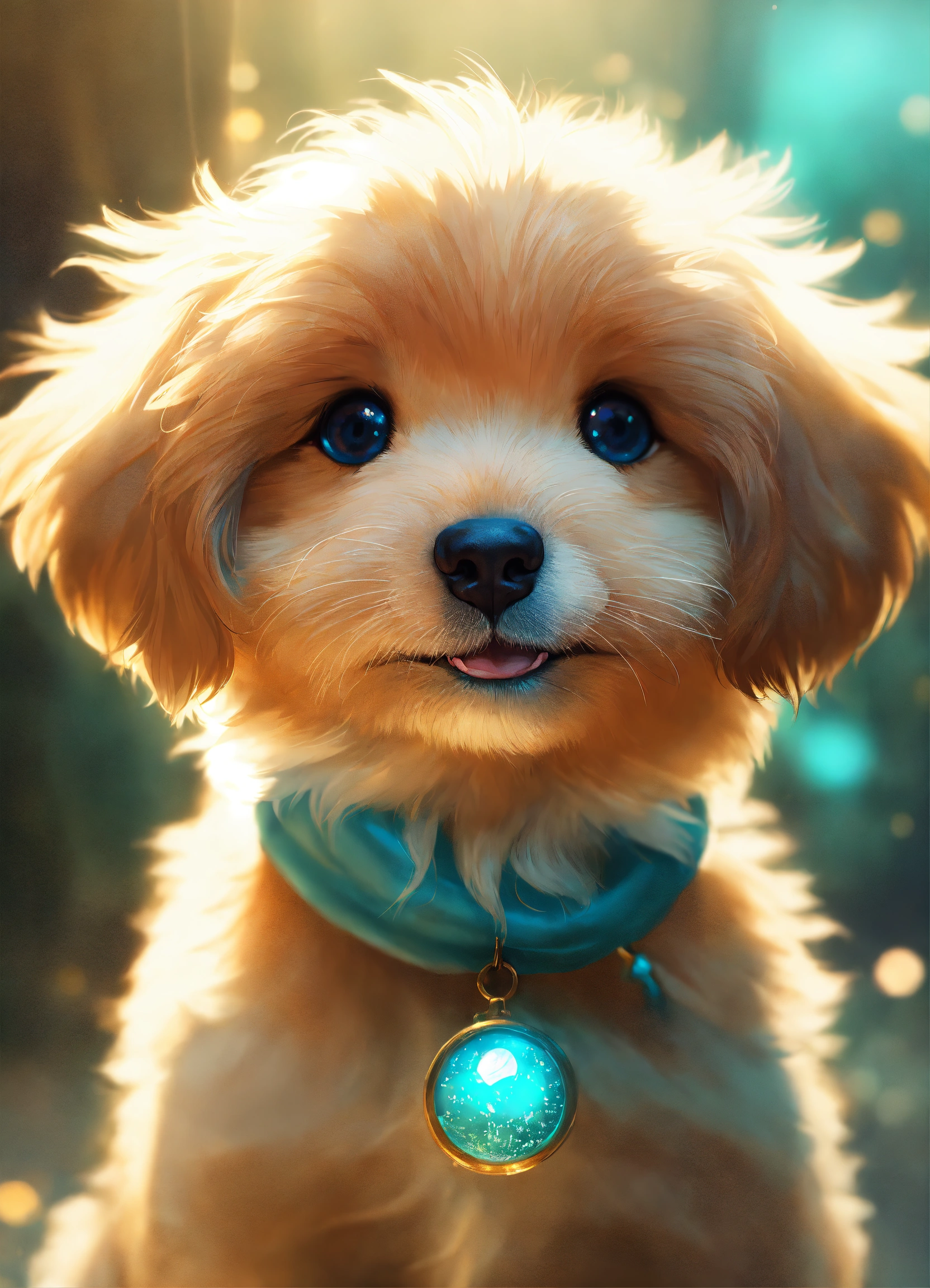 Lexica - Very cute for a cute puppy, digital art, highly detailed, rim ...