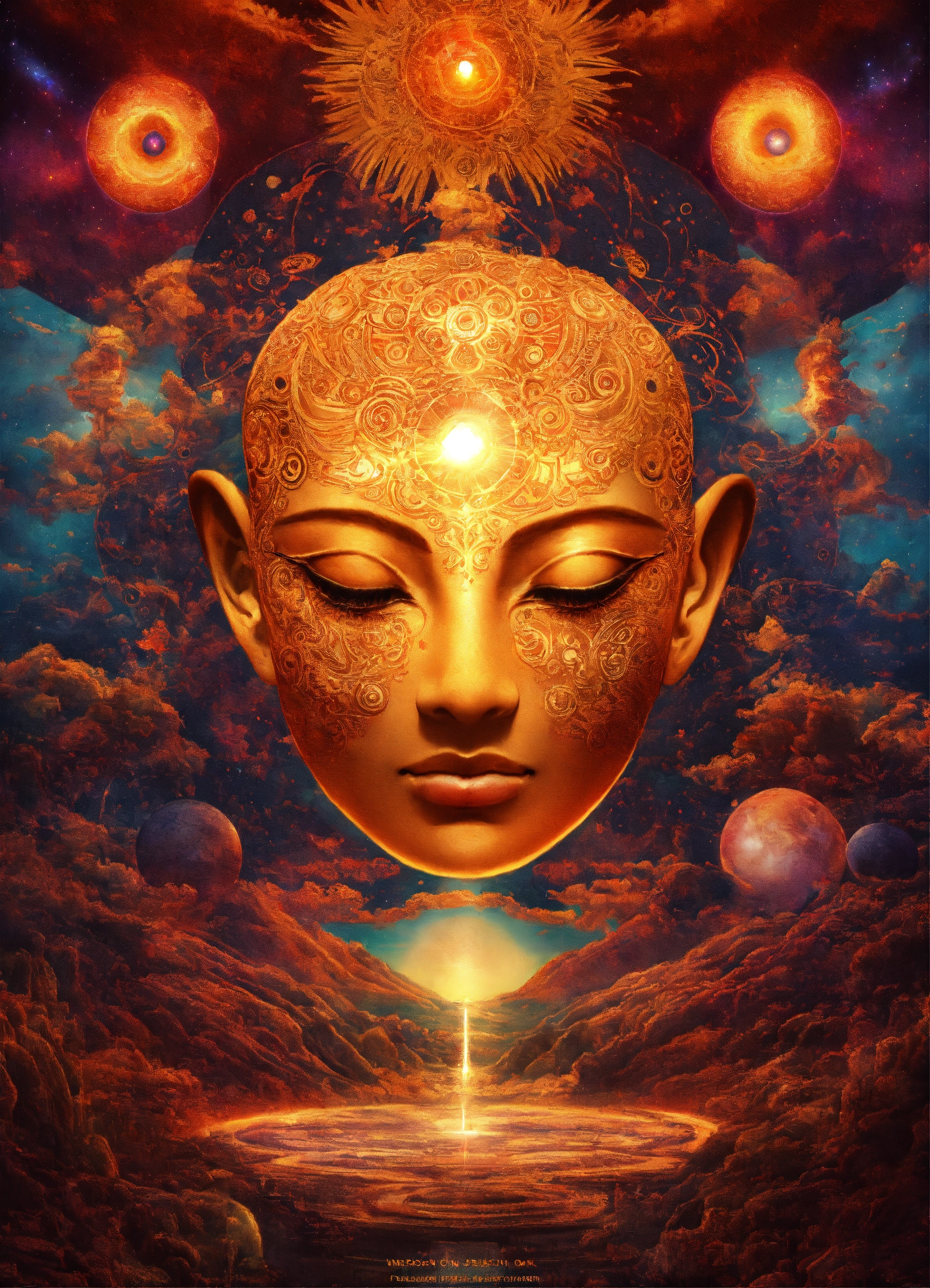 Lexica - Cosmic third eye visual insight media production zen