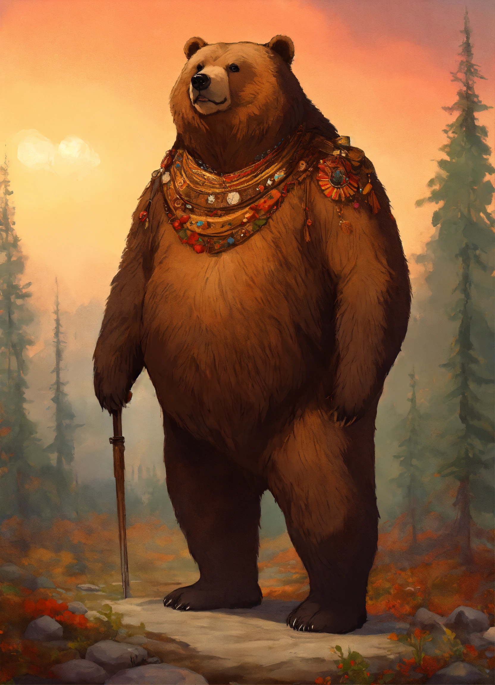 Lexica - A round bear-like wanderer called "Baba"