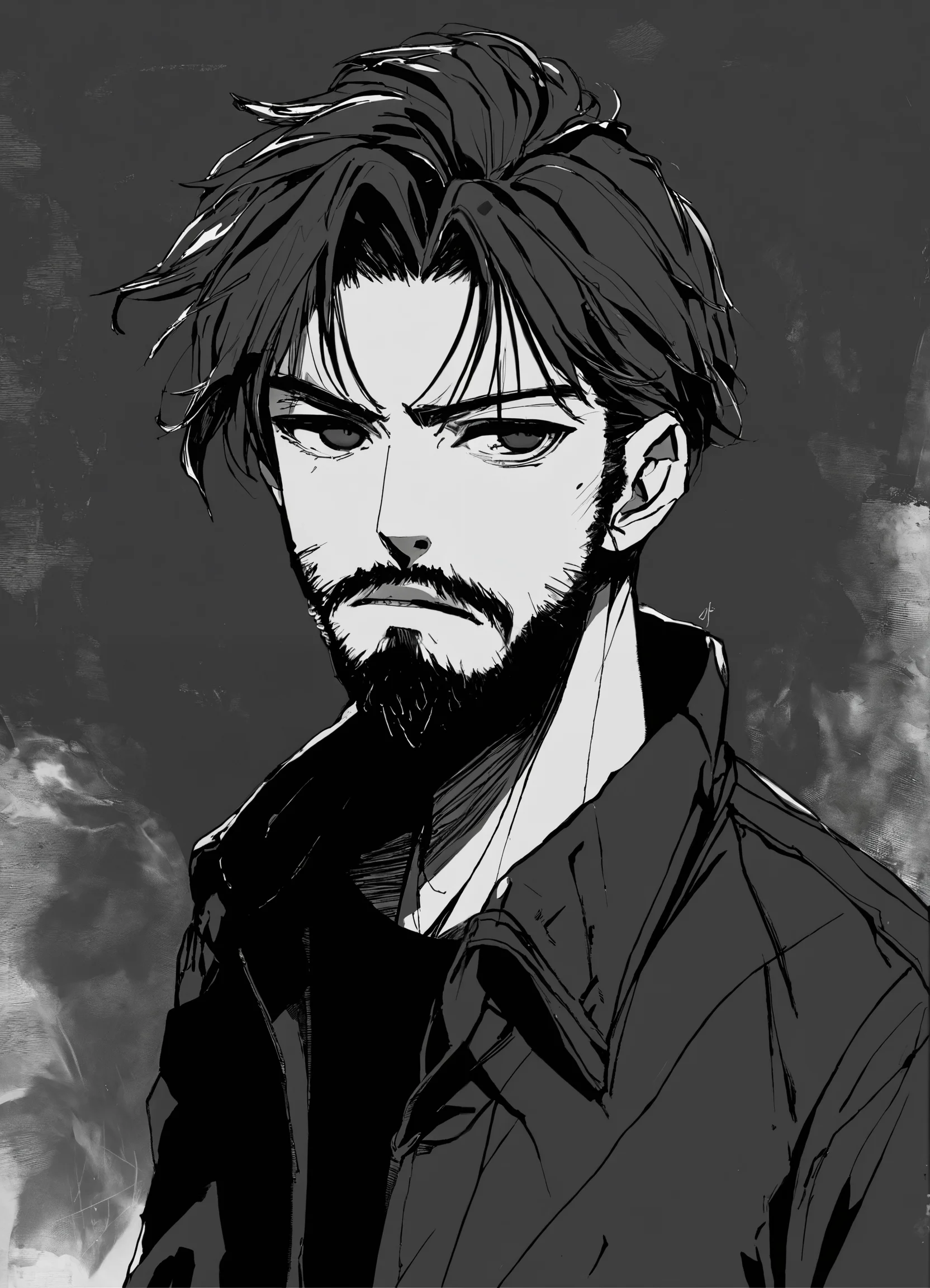 Lexica - Handsome male, trending pixiv fanboxe, the style of 90's ...