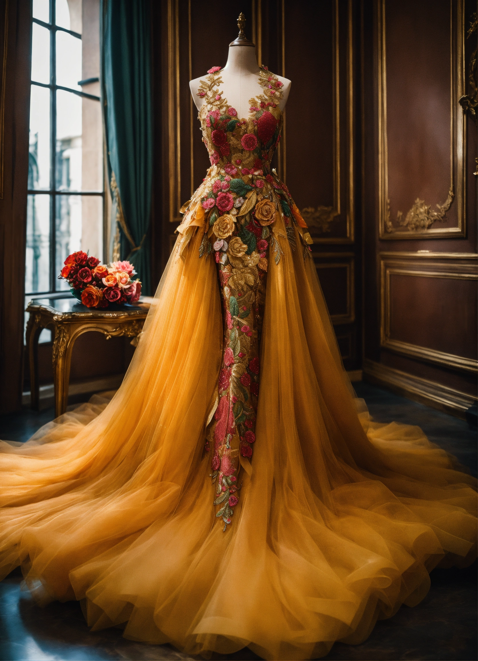 Lexica - Generate the finest haute couture dresses with Italian ...