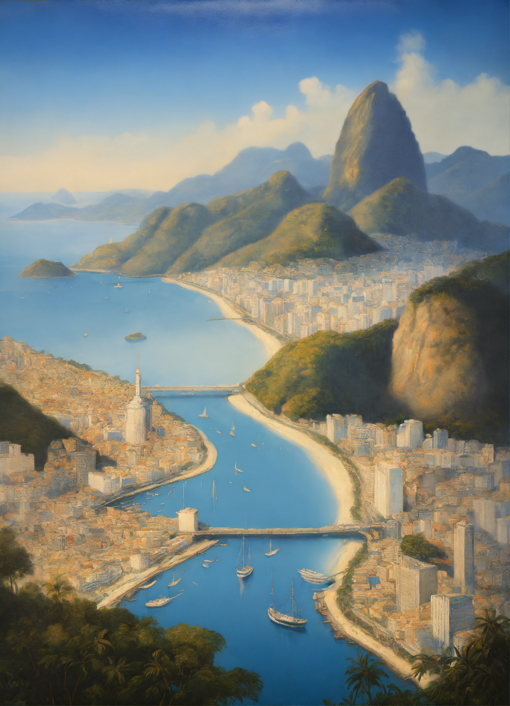 Lexica - Realism Leonardo da Vinci Painting Rio de Janeiro, Brazil ...