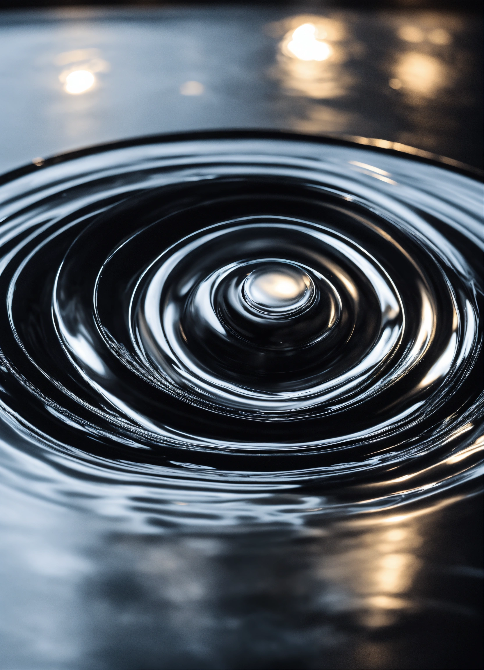 Lexica - Hyper realistic opaque silver abstract circular metallic ...