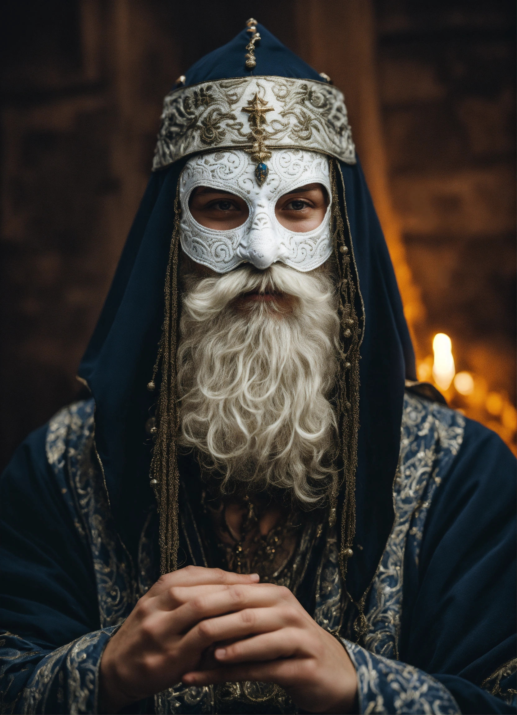 Lexica - Slavic wizard with a white mask