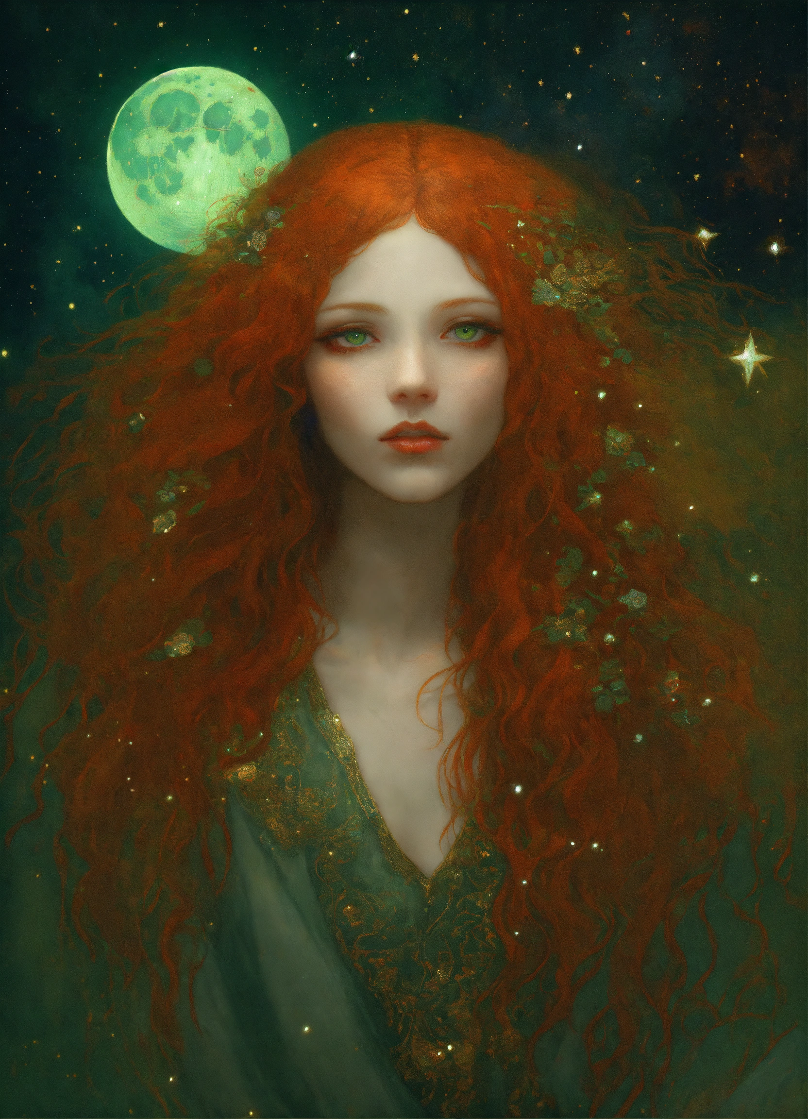 Lexica - Romantic dark fantasy novel illustration of a Gothic ghost ...