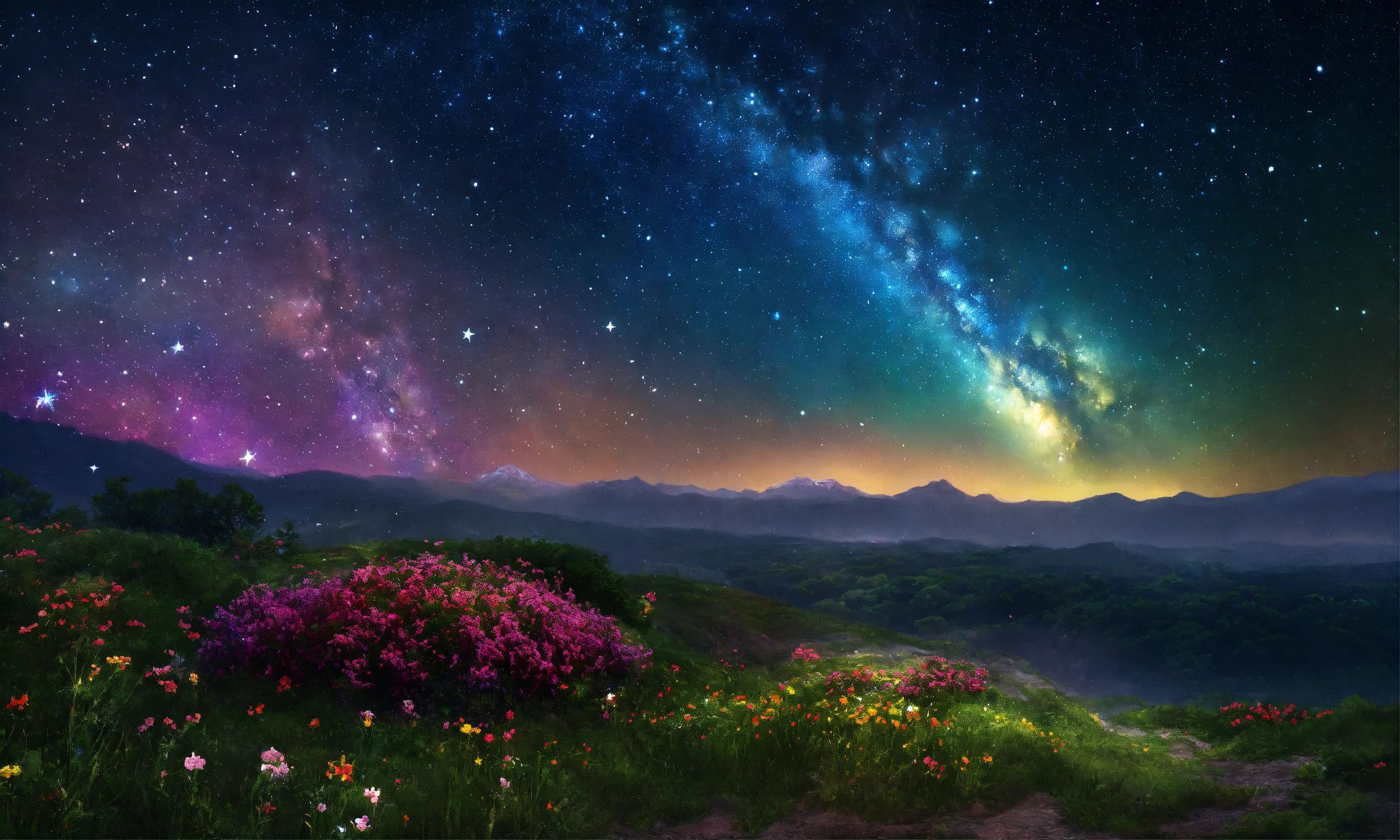 Lexica - Magical land , universe stars, stars