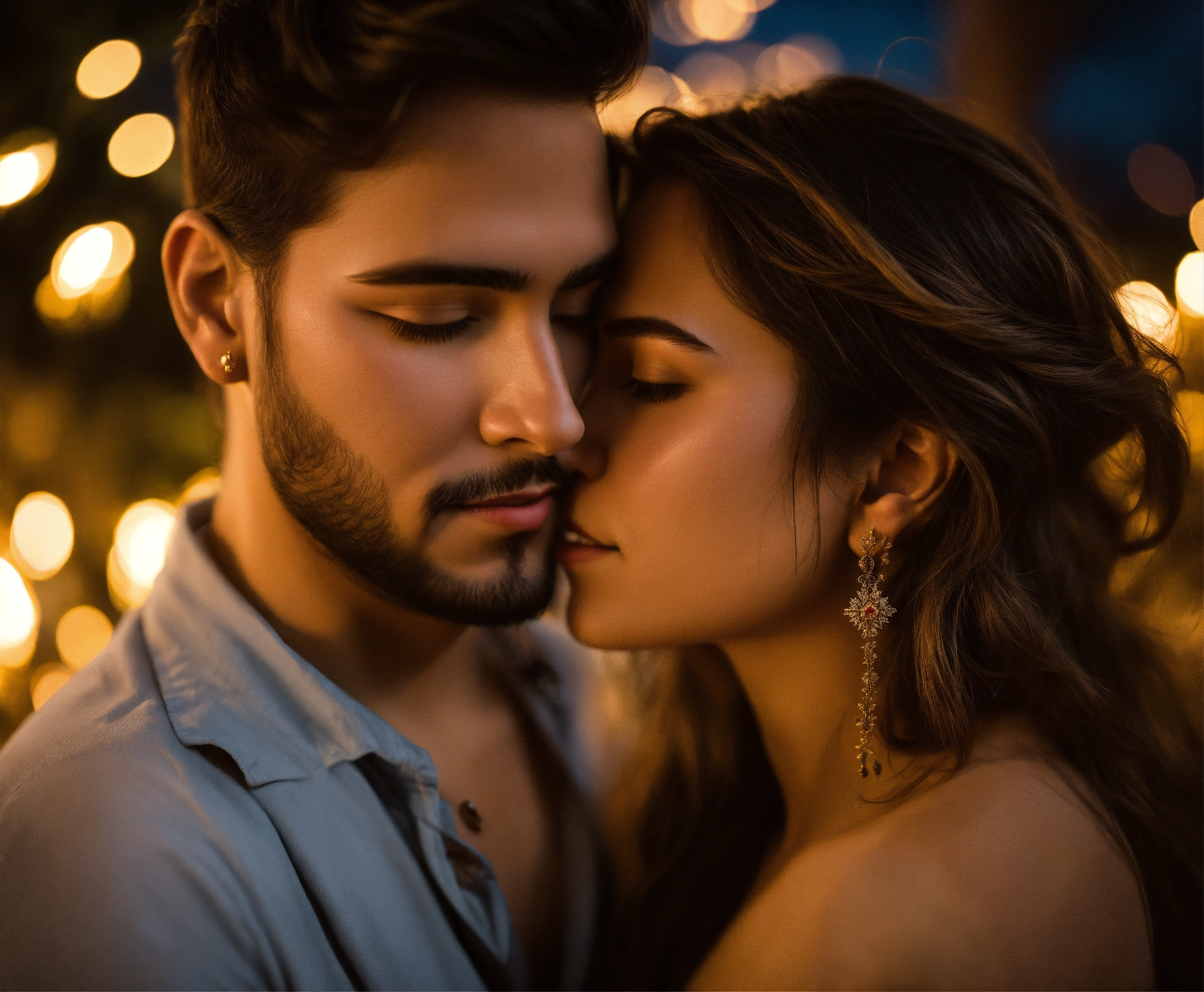 Lexica - Primeros Planos de una pareja romántica Intercalando primeros ...