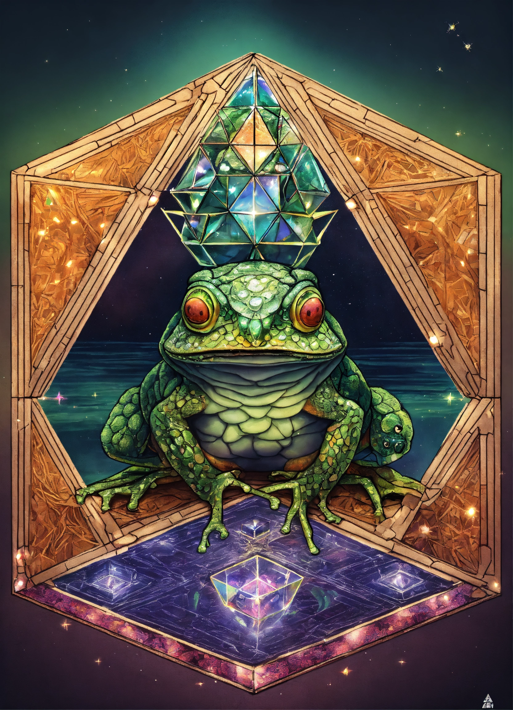 Lexica - Diamond Toad That is Zen master that is meditating in a ...