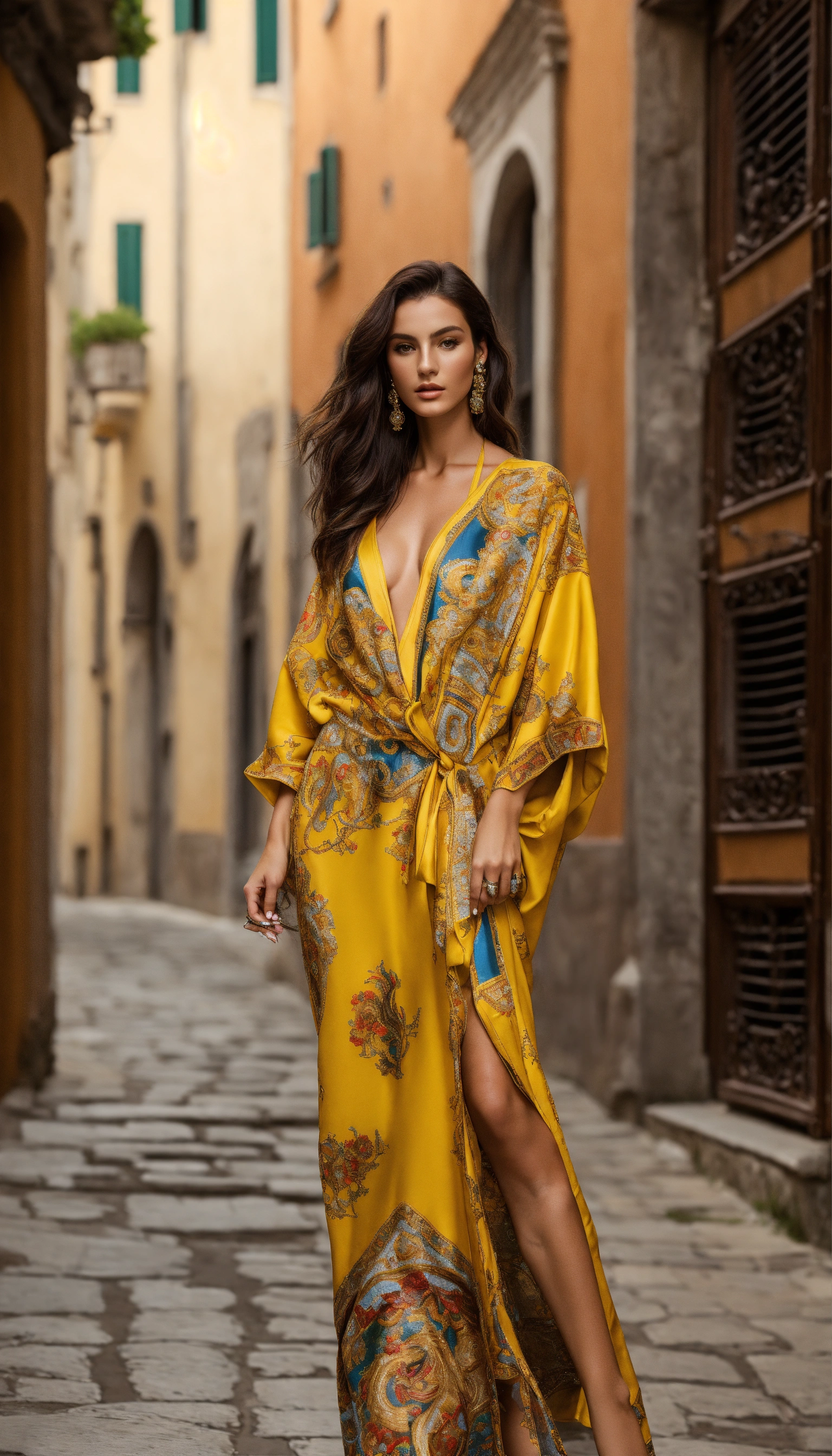 Lexica - Ultra realistic full body photo of petite italian female model ...