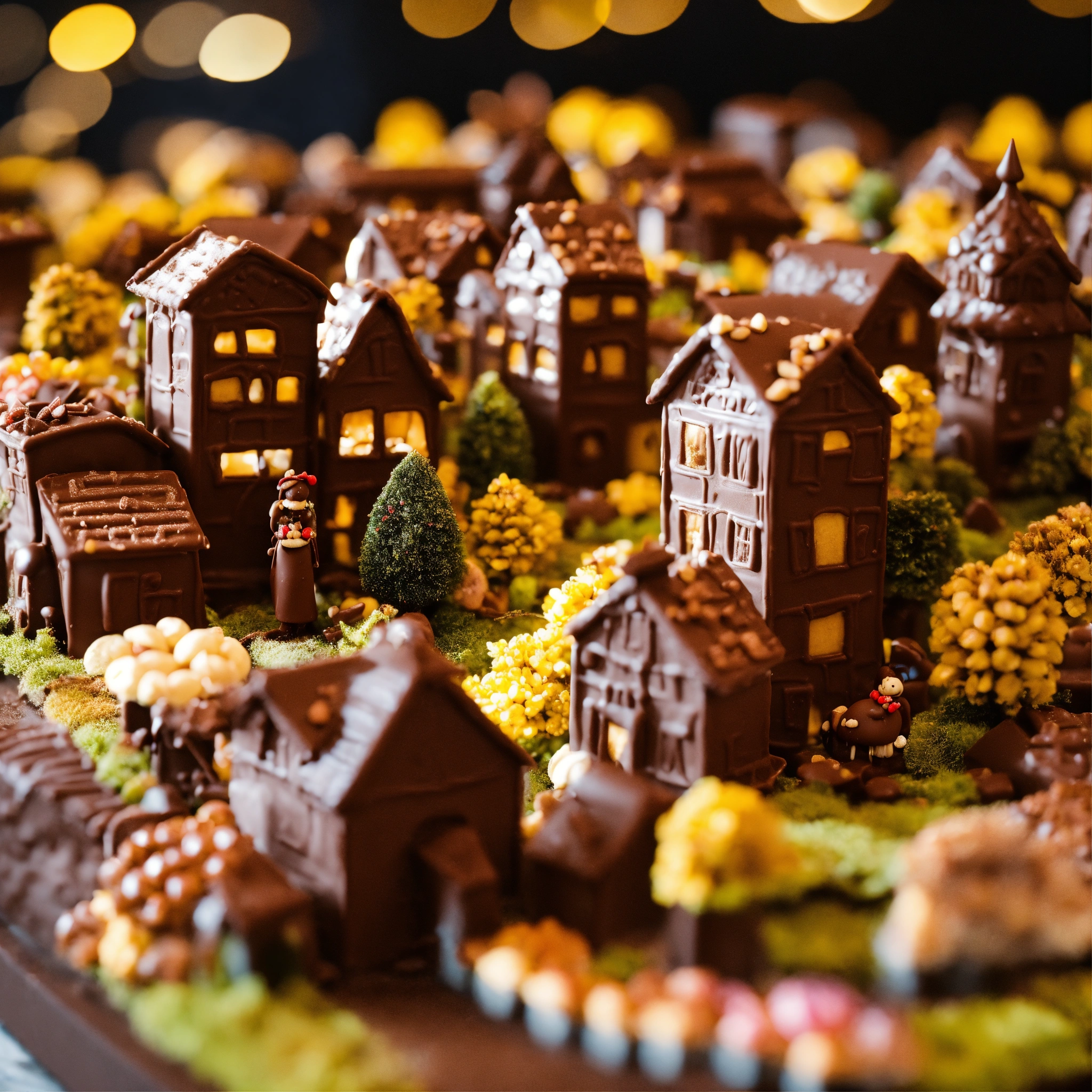 Lexica - Cute chocolate village