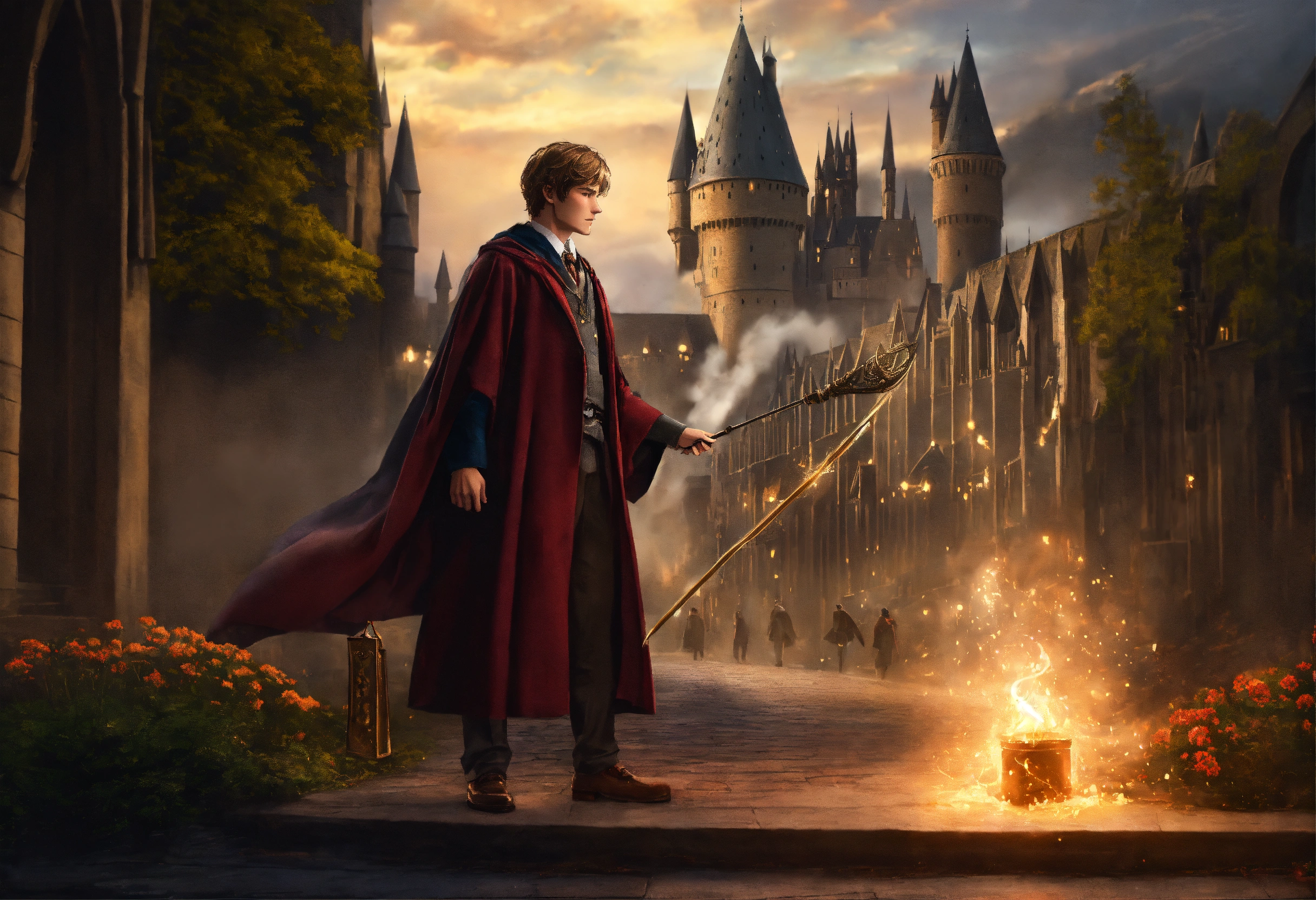 Lexica - This must be a modern wizard at Hogwarts, there must be a wand ...