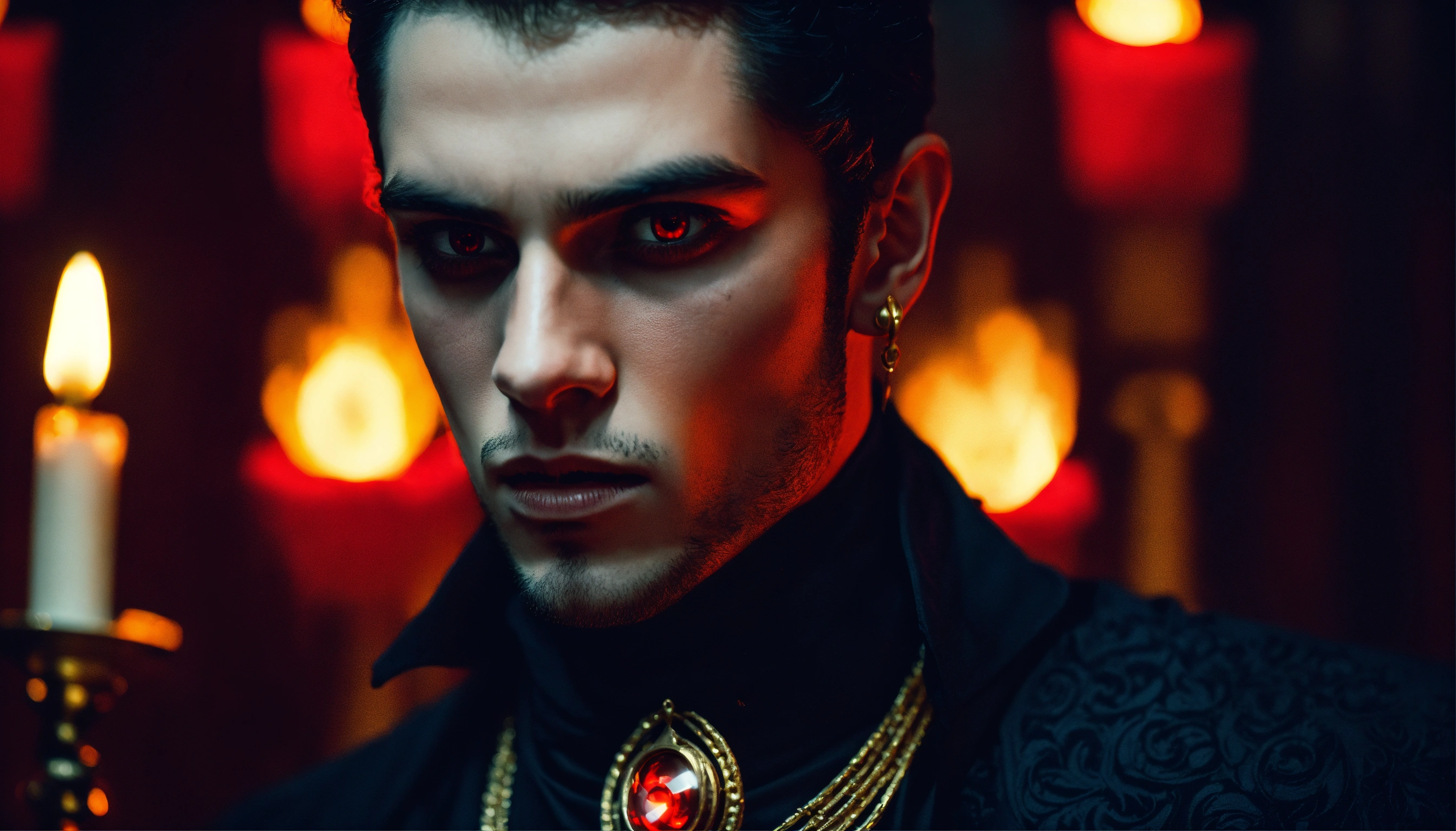 Lexica - Sinister and dramatic picture of a young handsome French ...