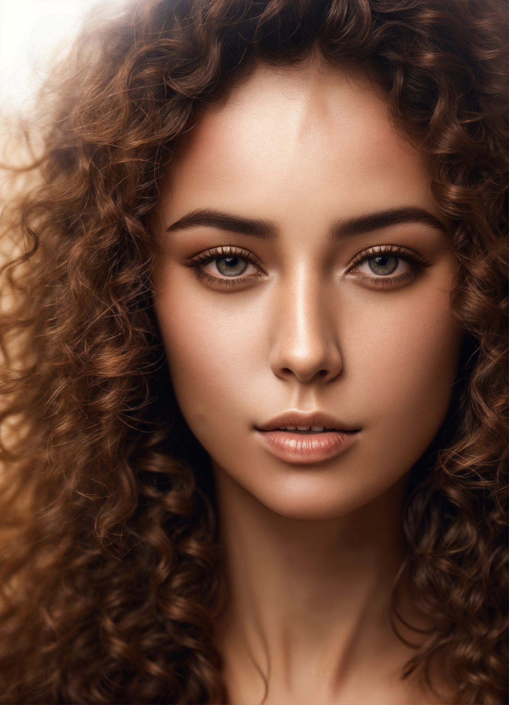 Lexica - Realistic photo front face of the beautiful glorious woman ...