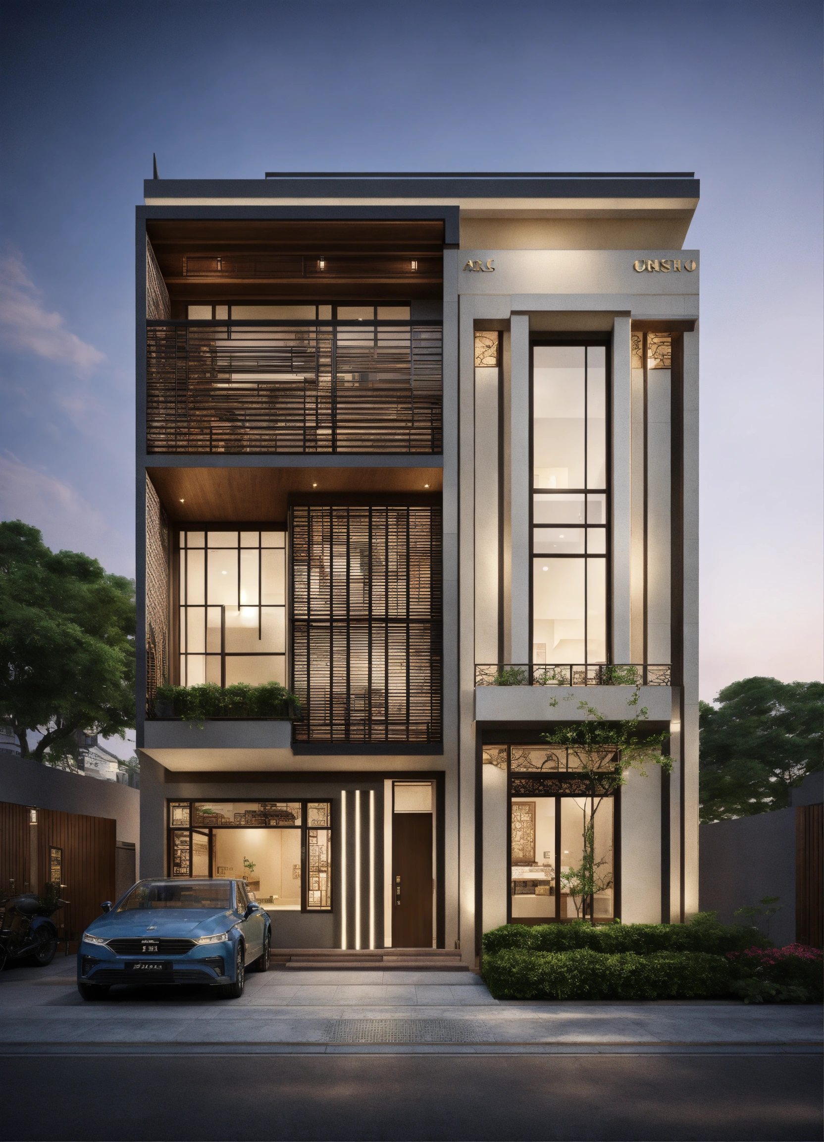 Lexica - Drawing inspiration from contemporary style, this three-level ...