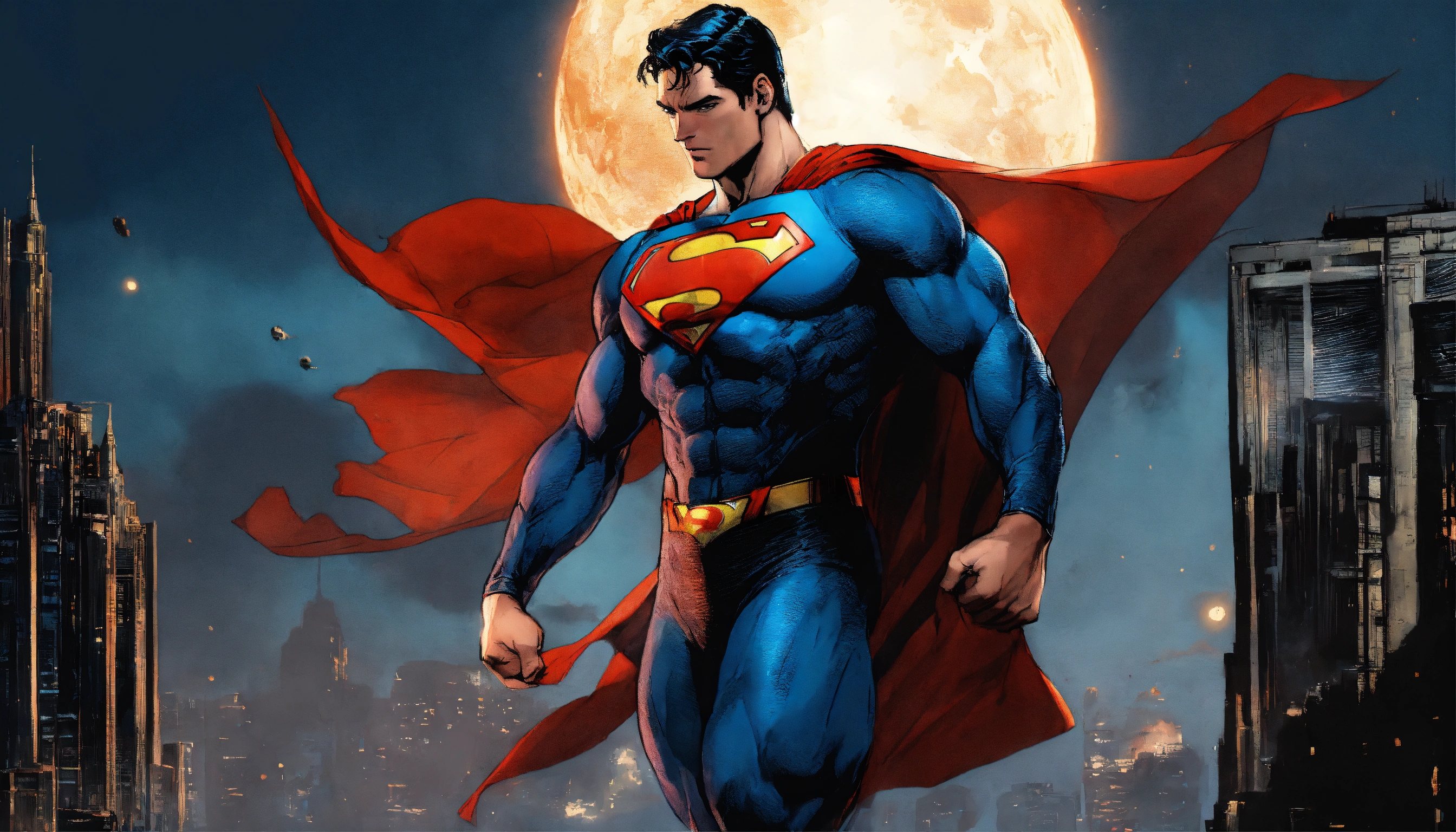 Lexica - Superman in the style of Jim lee