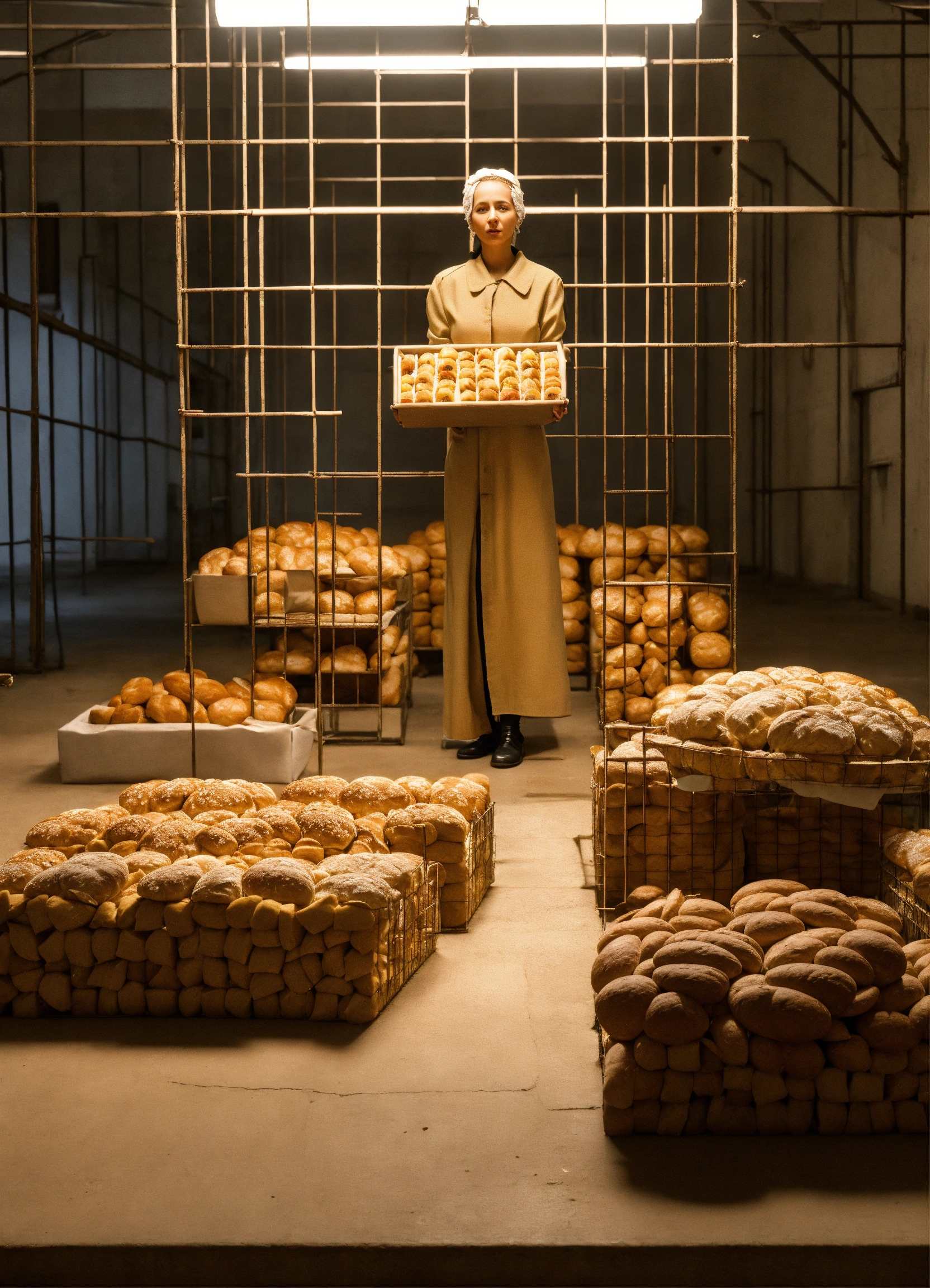 Lexica - The court distributed bread rations at the bread distribution ...