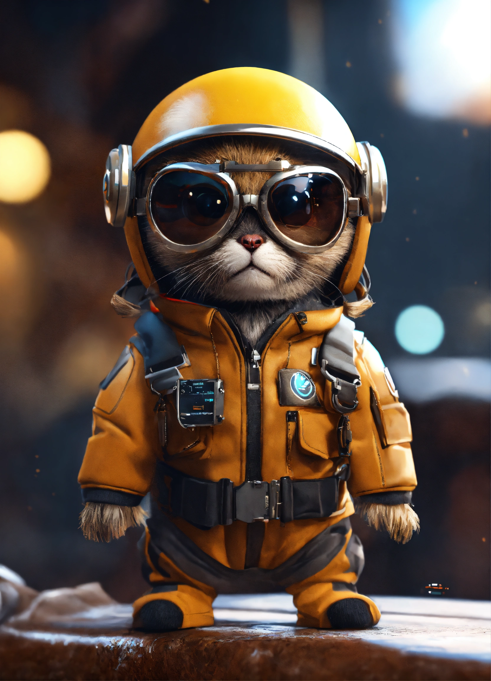 Lexica - A cute spider pilot, wearing aviation googles, unreal engine ...