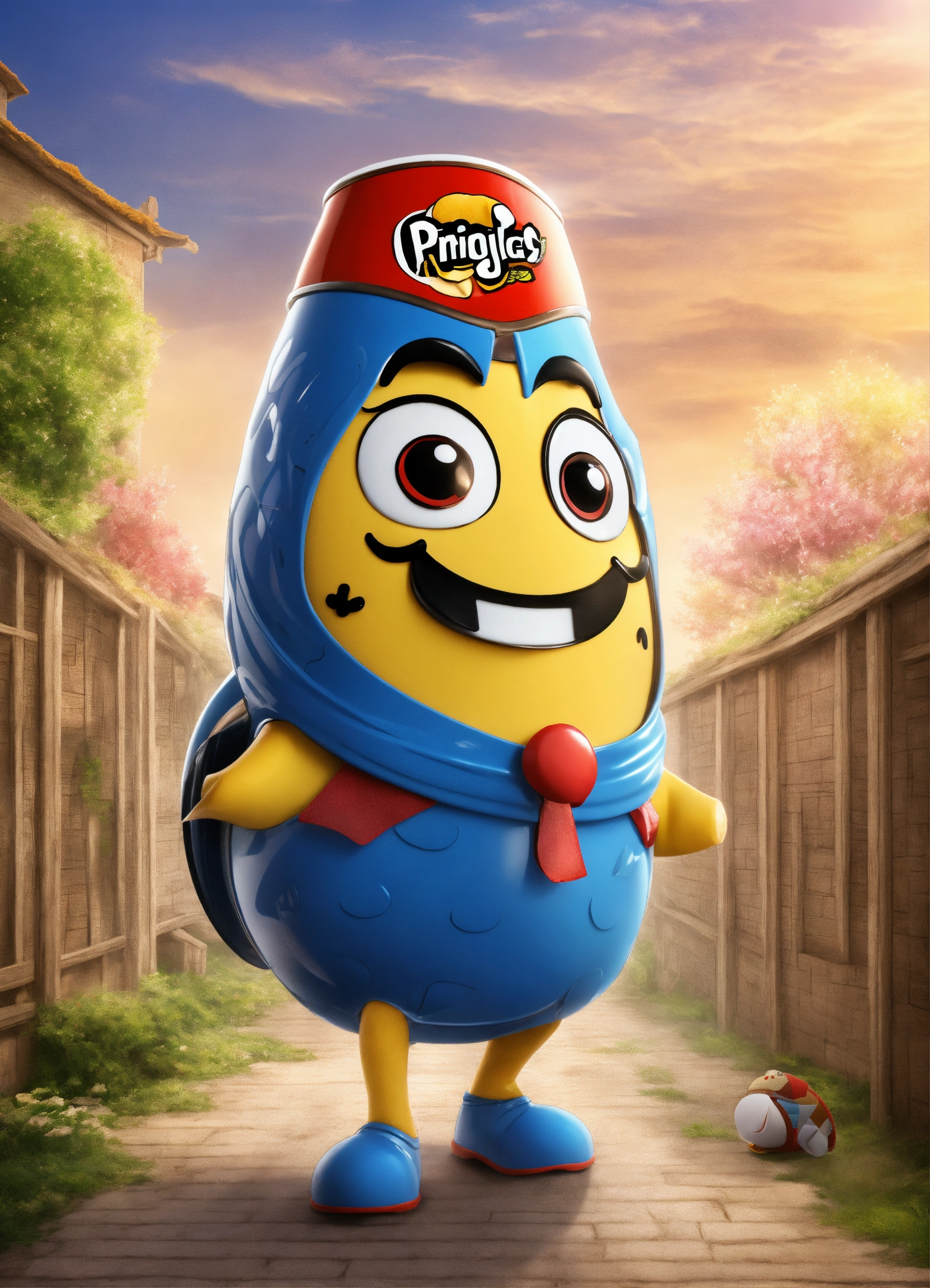 Lexica - Pringles mascot as anime