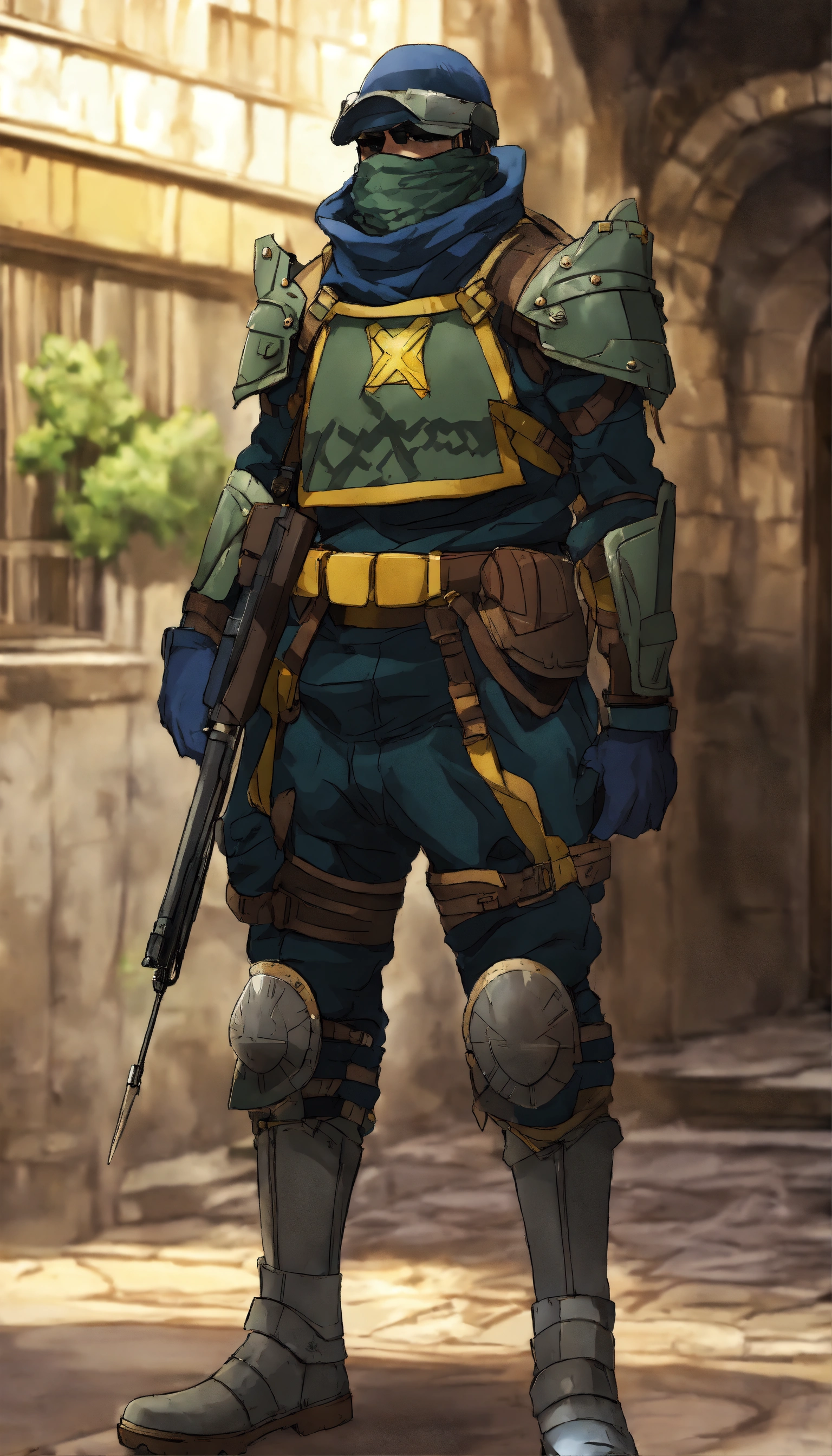 Lexica - Armored Soldier guerilla in hunter x Hunter style