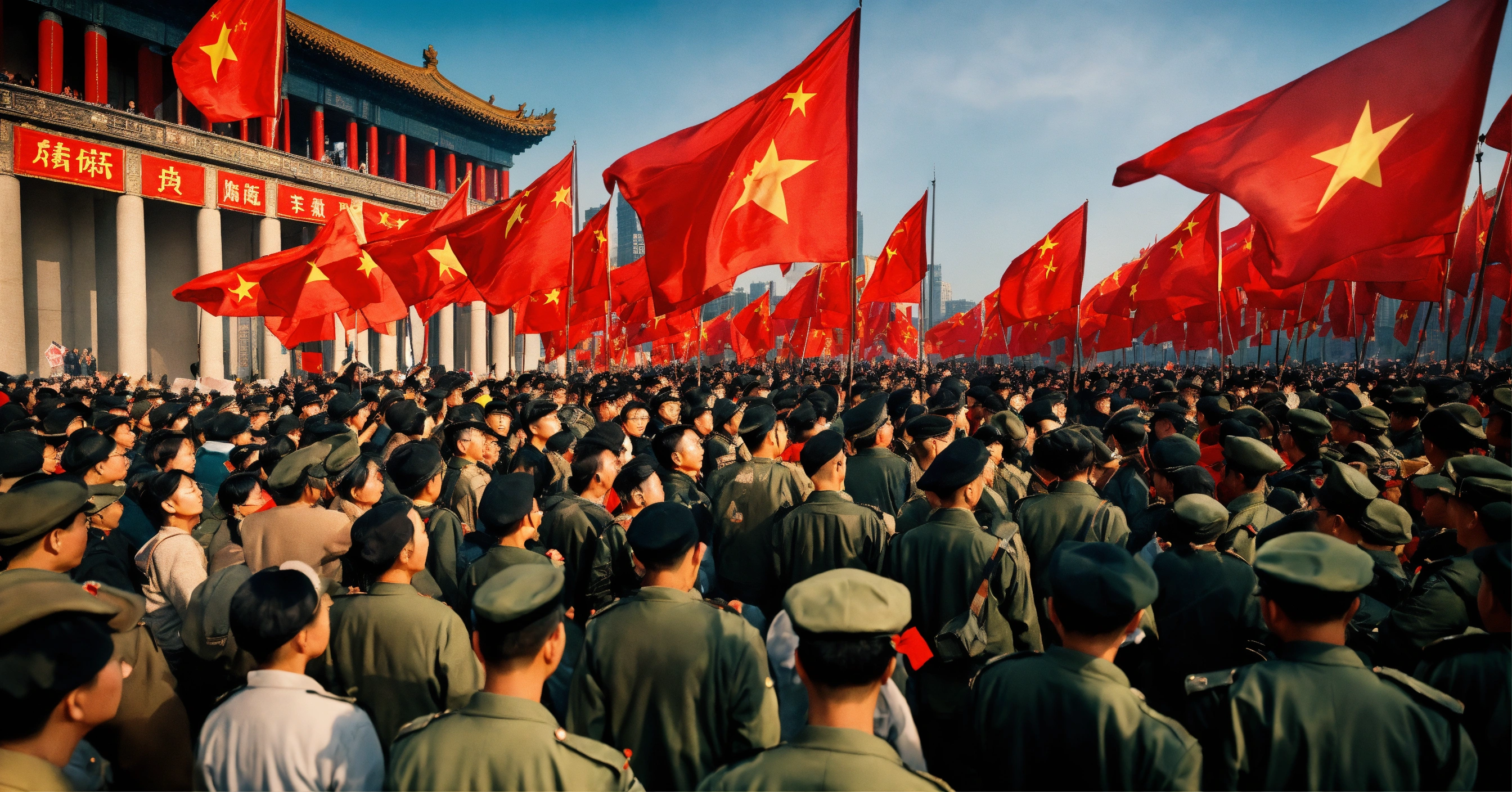 Lexica - Ultrarealistic contemporary photo, Chinese Cultural Revolution ...