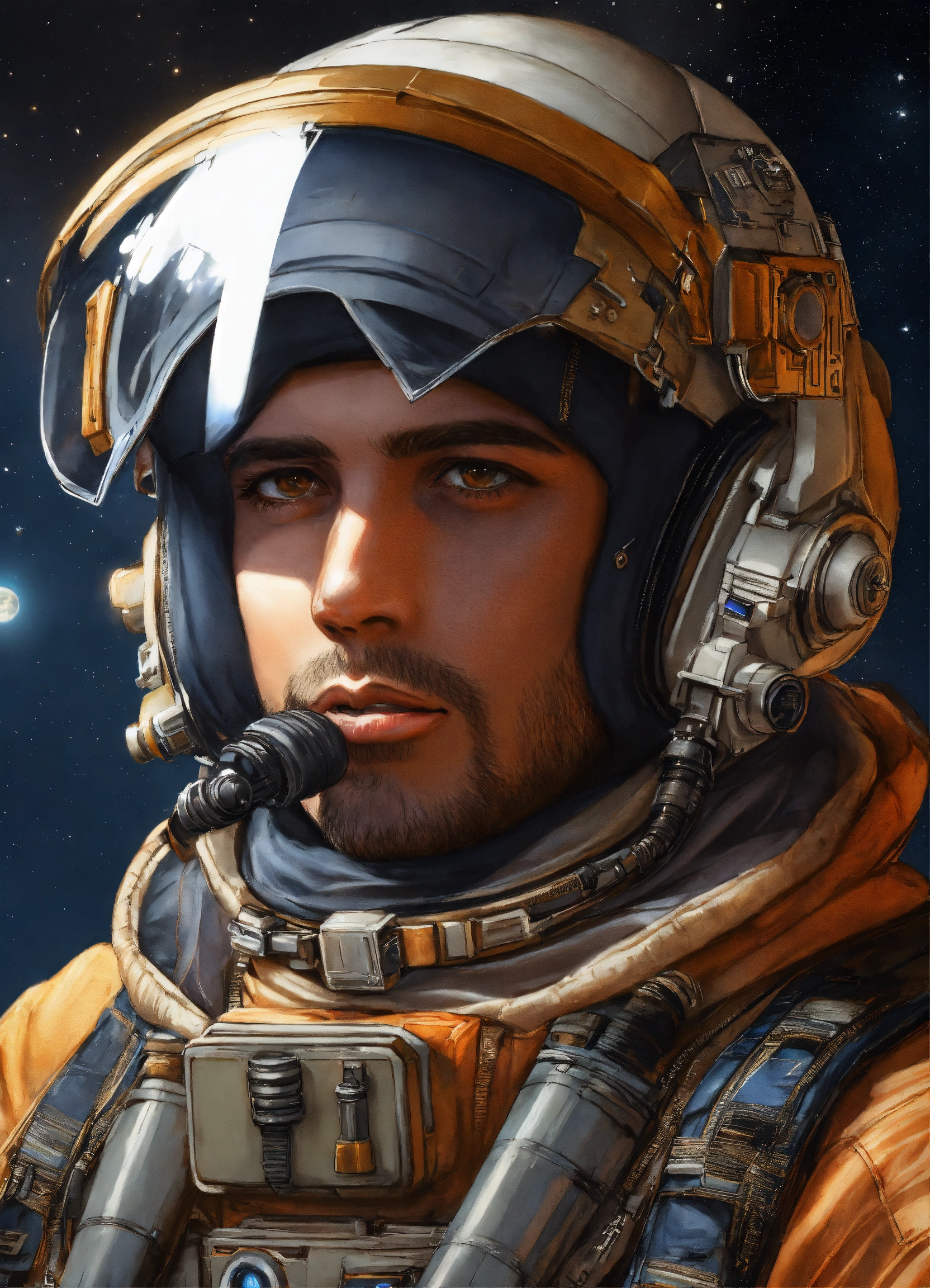 Lexica - Arab male space fighter pilot, coriolis the third horizon ...
