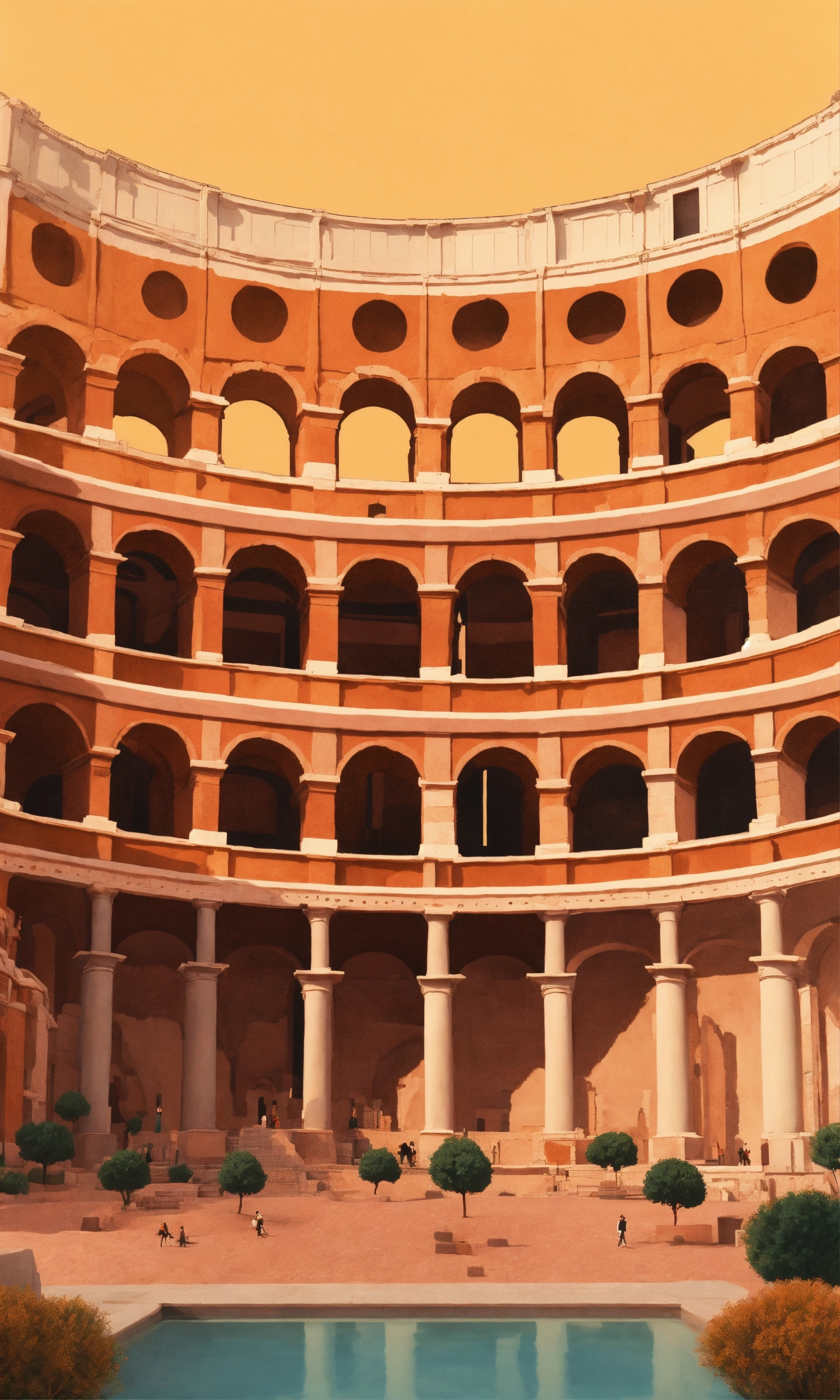 Lexica - Create a hyper-realistic image of Colosseum in the unique and ...