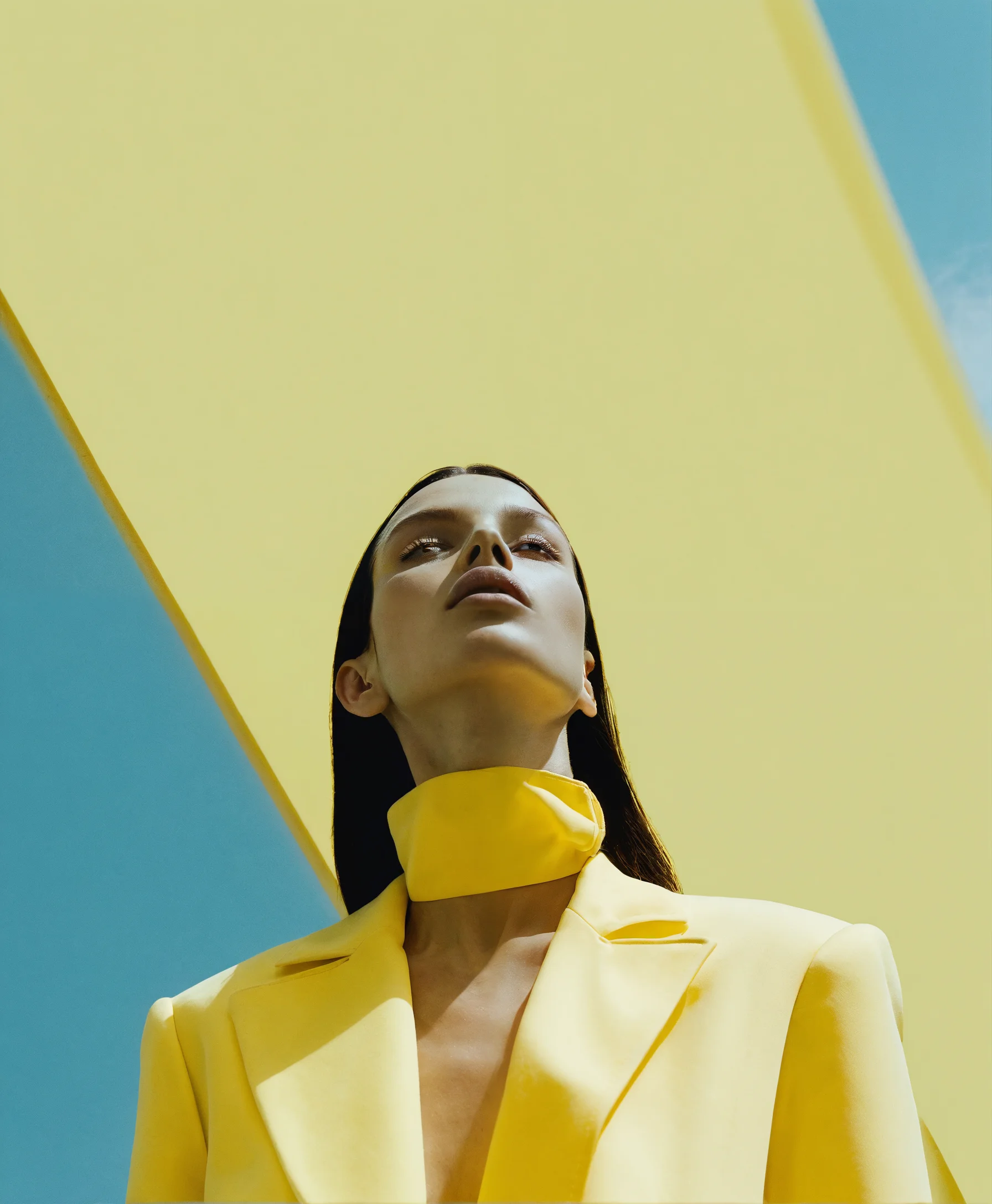 Lexica - Portrait of a French supermodel straight focus, wearing pastel ...