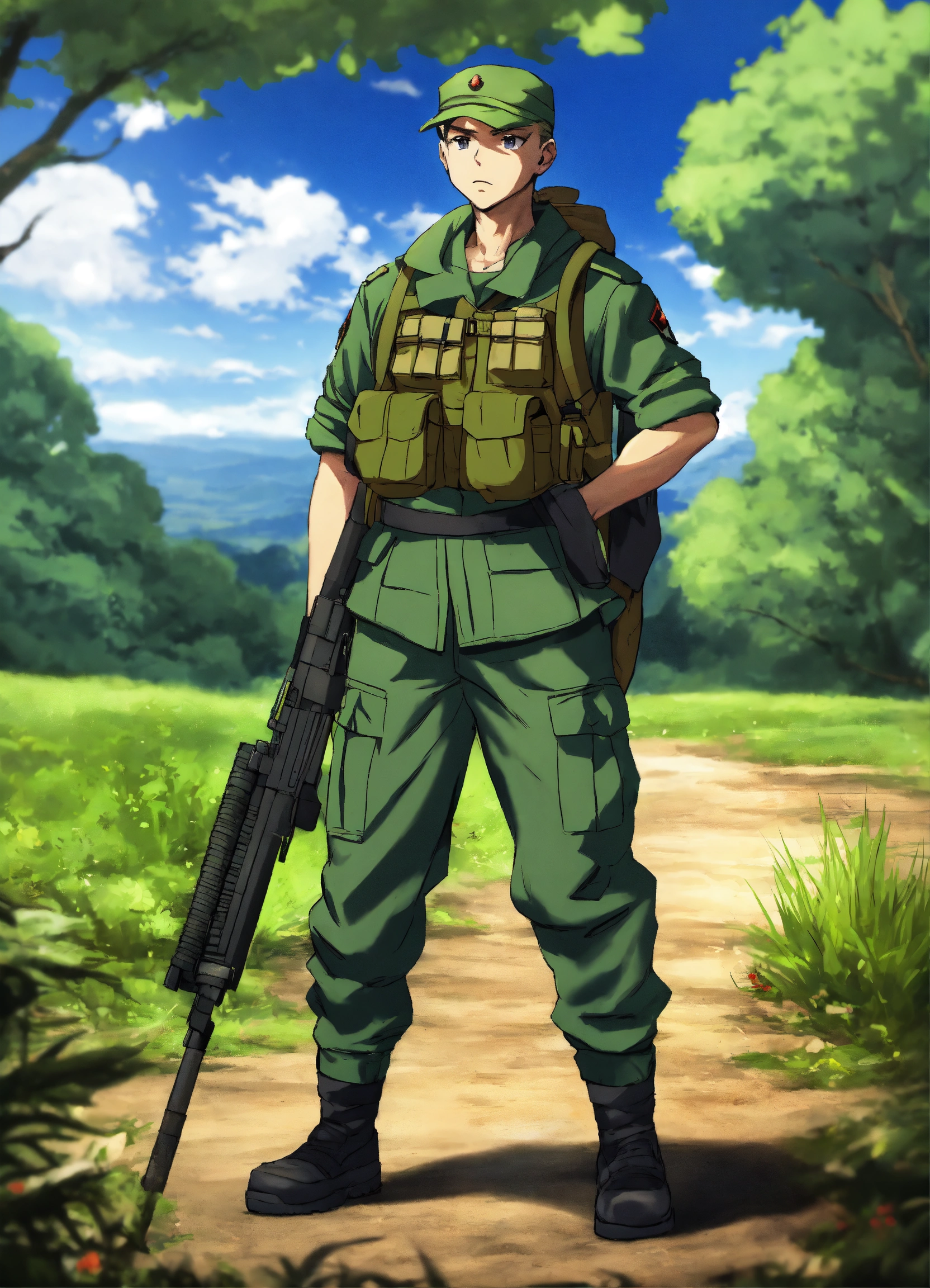 Lexica - Soldier guerilla in hunter x Hunter style