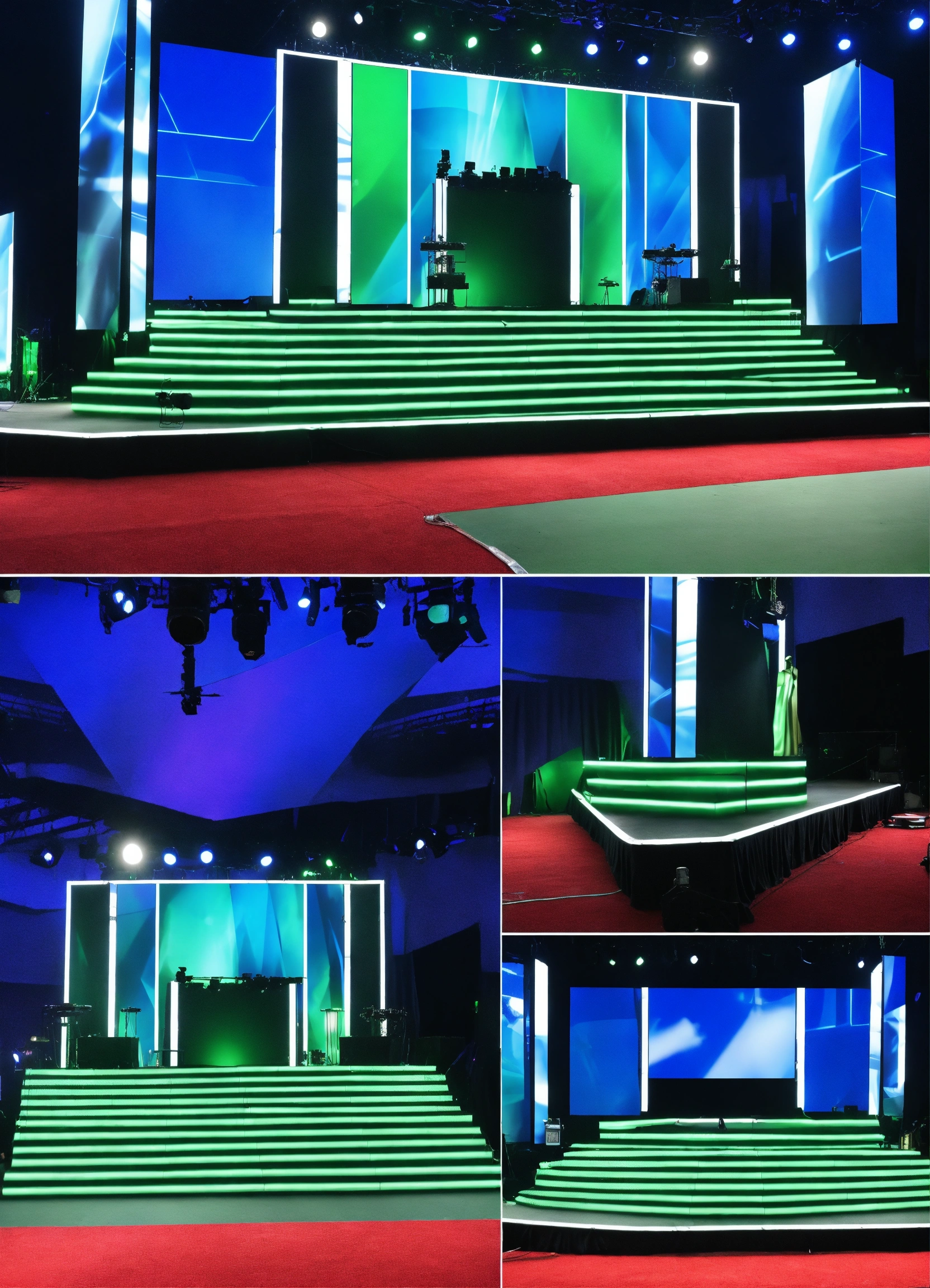 Lexica - Design a medium size stage for an awards ceremony similar to ...