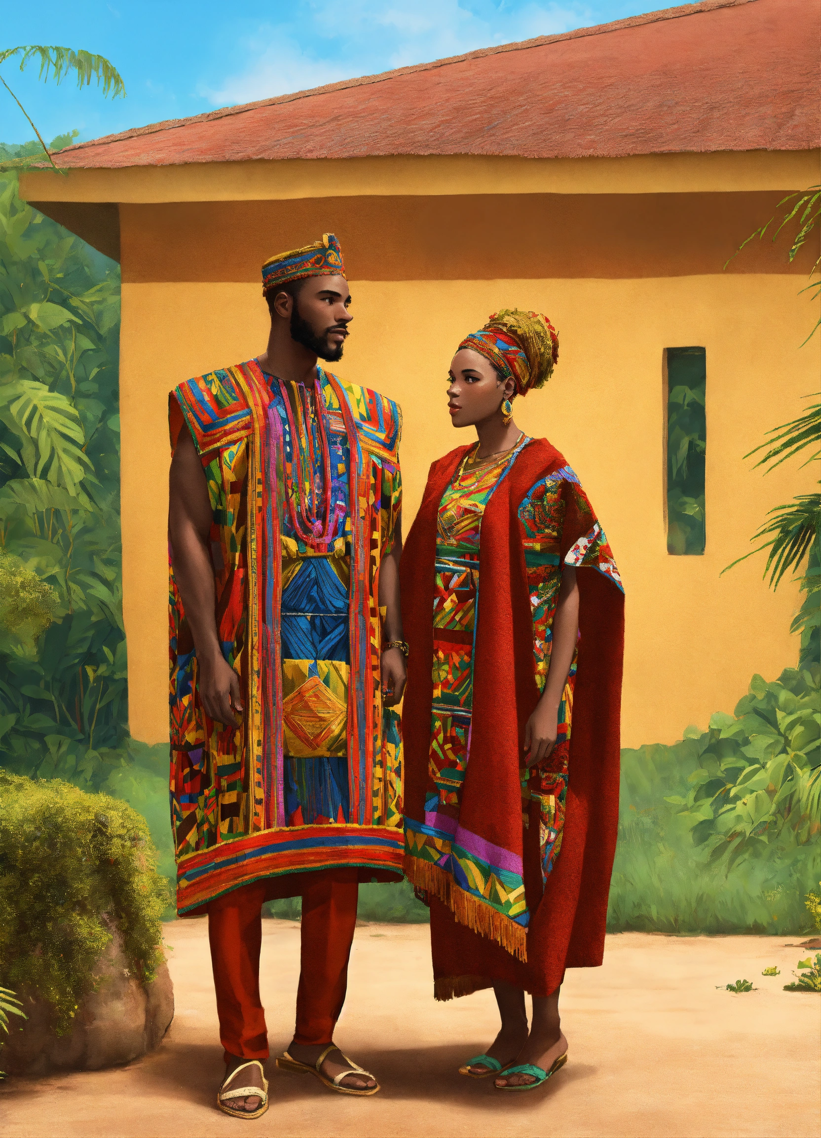 Lexica - ILLUSTRATE a good-looking Cameroonian man and woman with ...